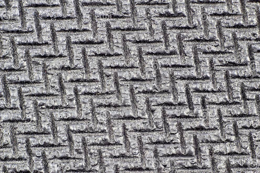 Texture of a Rubber Mat with a Pattern, Close-up Abstract Stock Photo ...