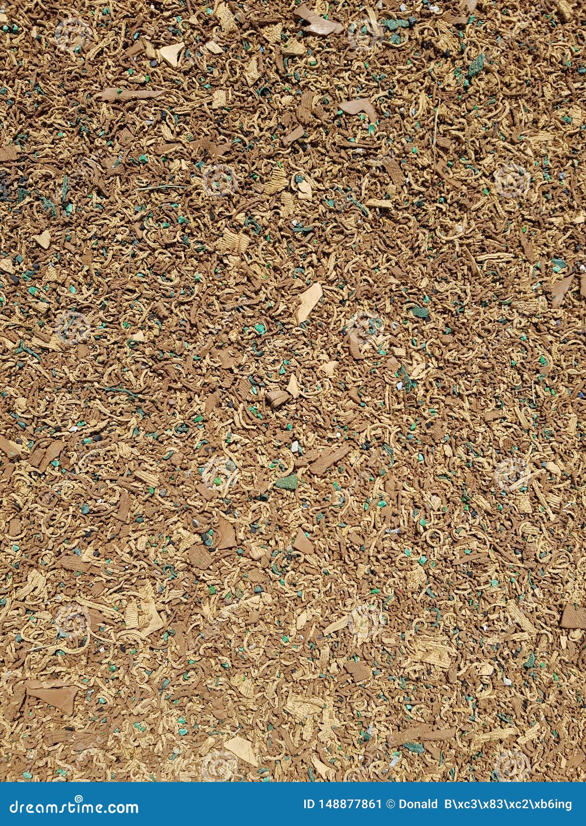 Texture of Rubber Surface with Wooden Look Used in Playgrounds Stock ...