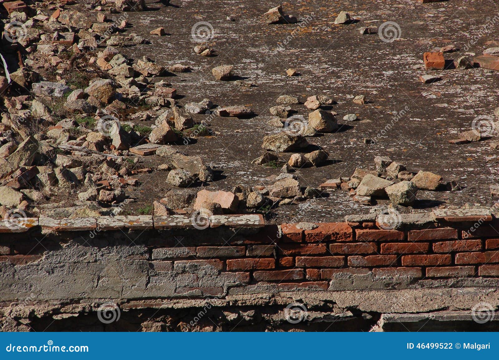 Texture of rubble stock photo. Image of tile, texture - 46499522