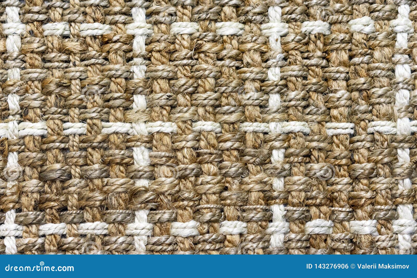 The Texture of the Rug of Coarse Fiber. Background for Design and ...