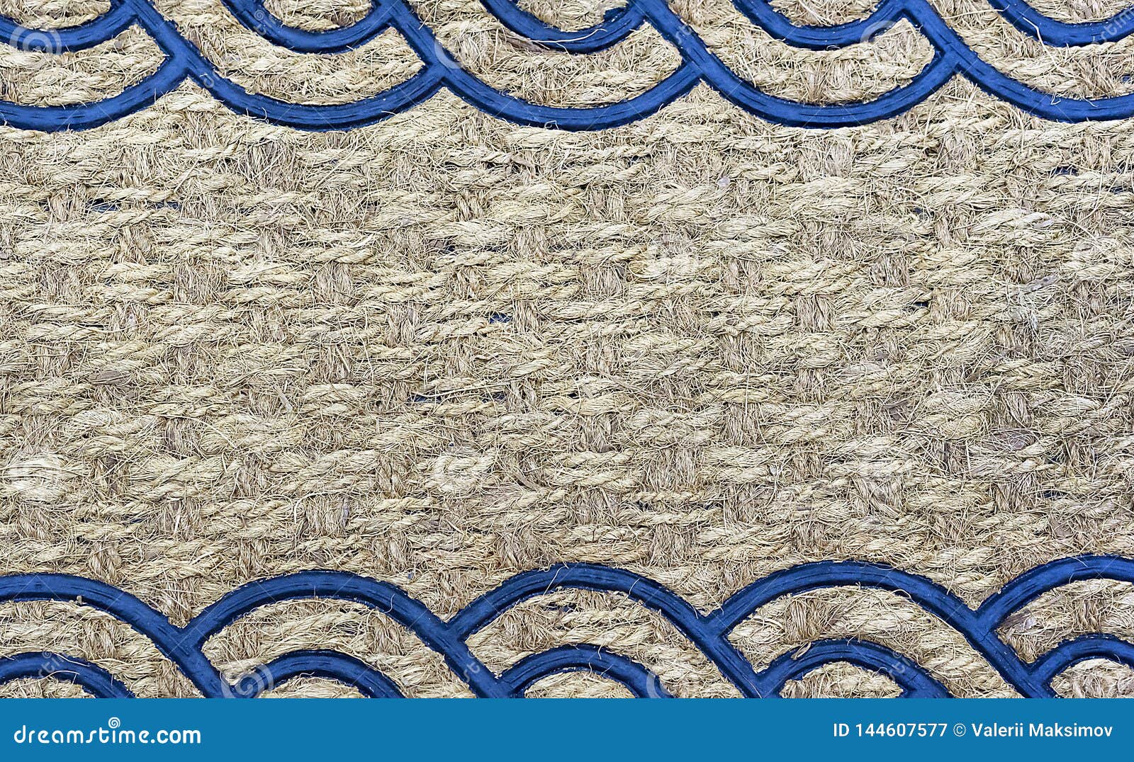 Texture of a Rug from Rough Fiber. Background for Design and Decoration ...