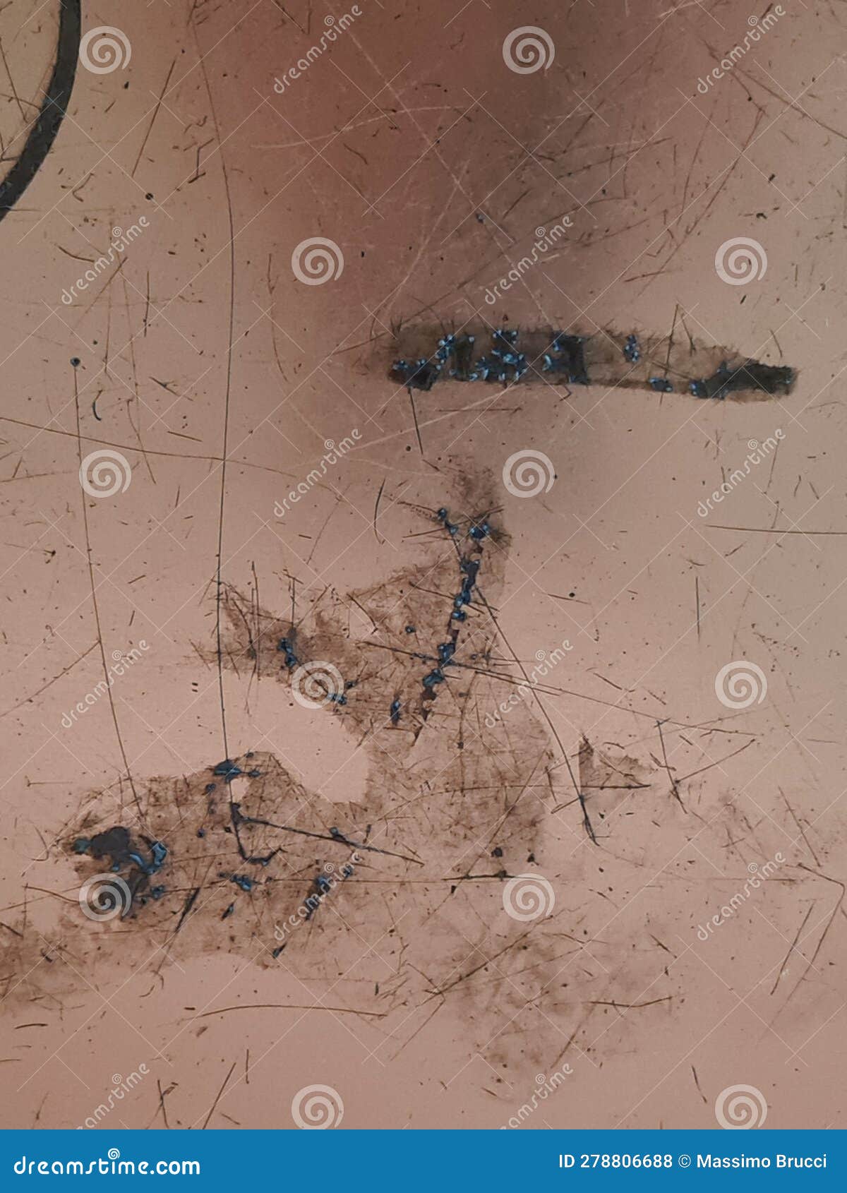 Texture of Ruined Copper Surface Stock Photo - Image of backdrop ...