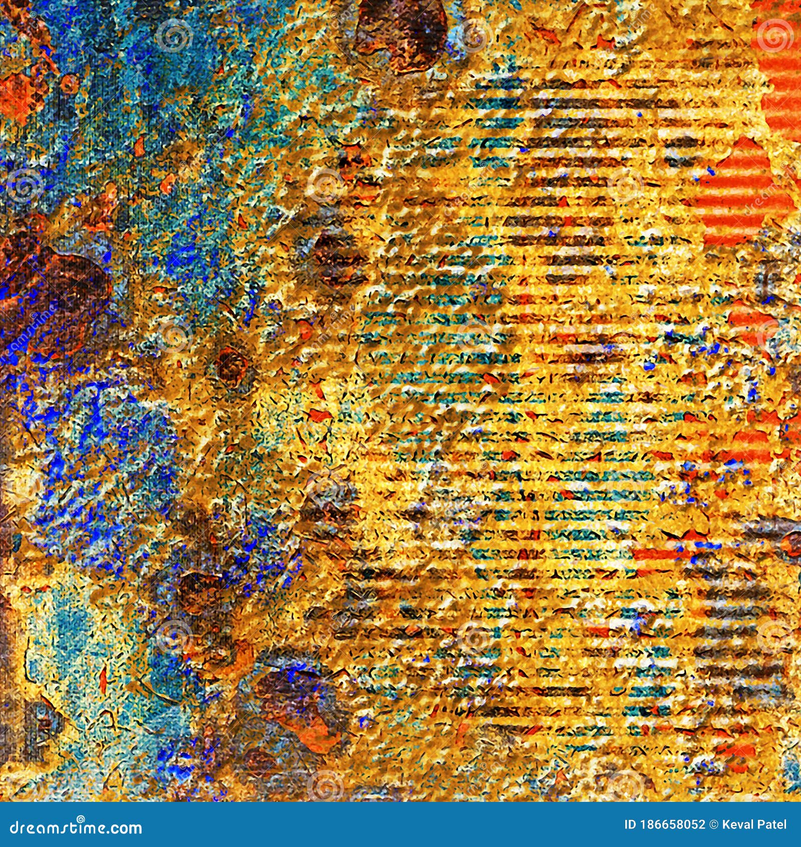 Natural Ruff Surface Texture. with Different Colour Stock Photo - Image ...