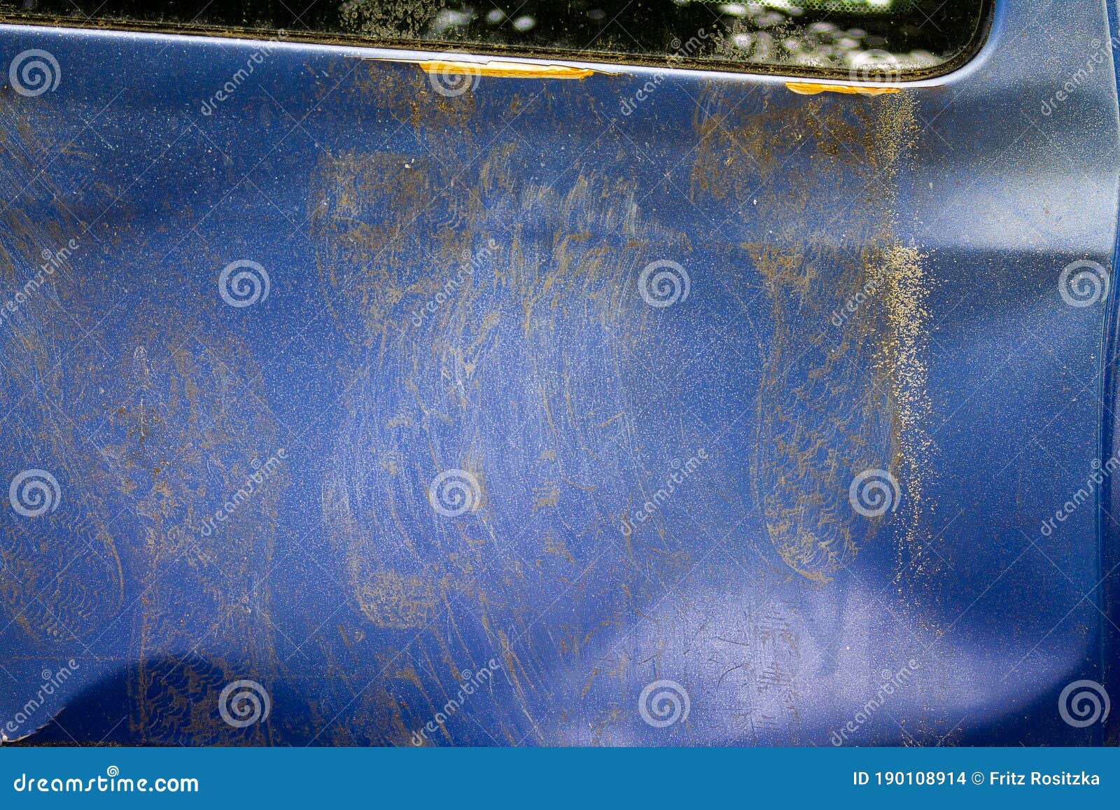 Texture of a Rusted Car Side Panel Stock Photo - Image of industry ...