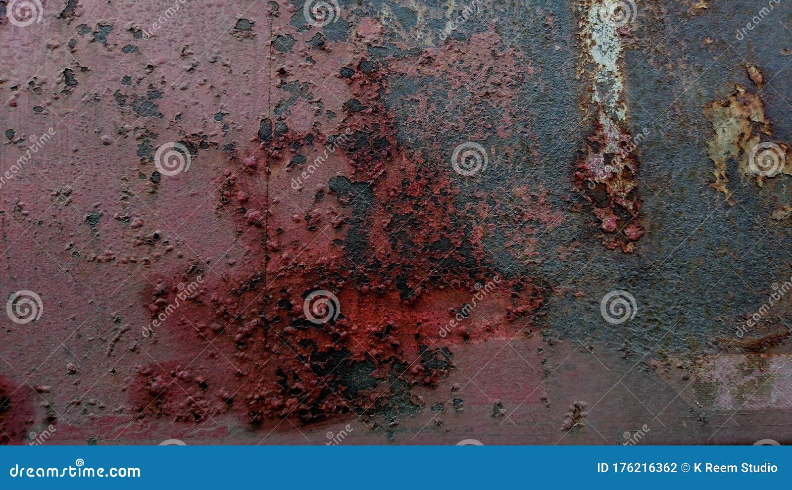 The Texture of Rusted Old Metal and Broken Paint Stock Photo - Image of ...