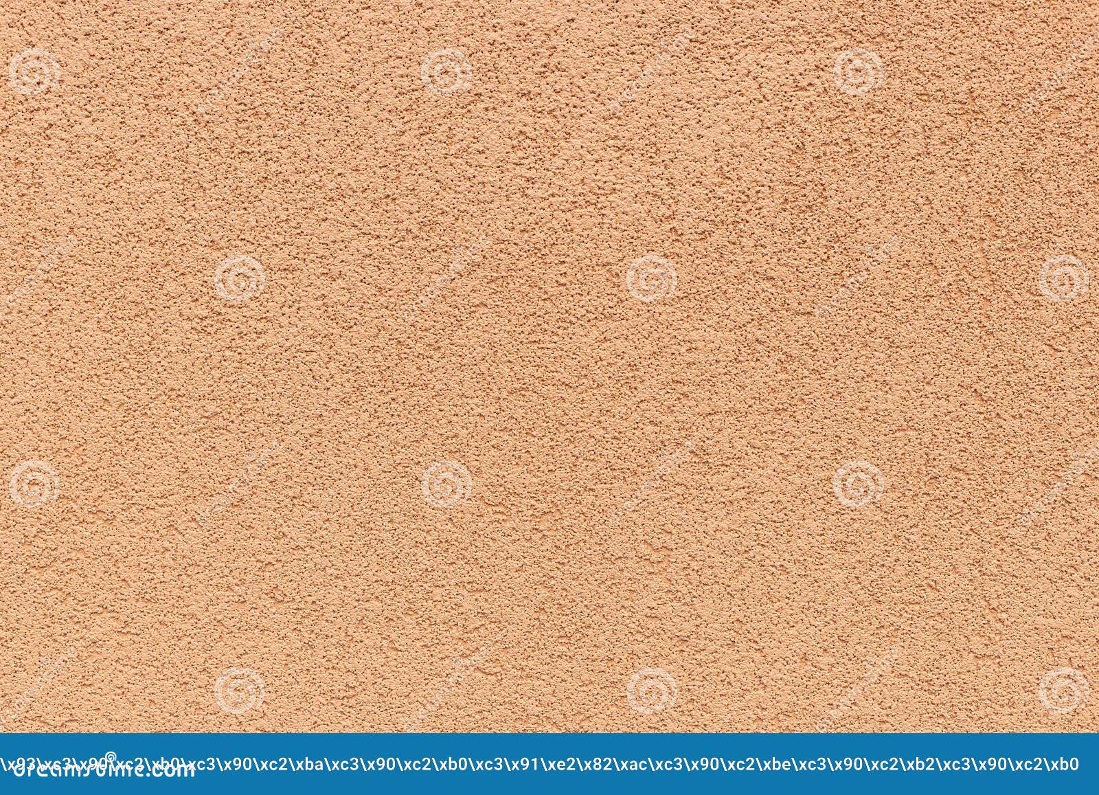 Texture of Rustic Exterior Textured Coating on the Wall. Peach Color ...