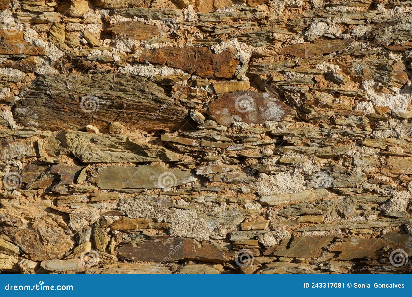 Texture of Rustic Stone Wall Stock Image - Image of texture, grunge ...