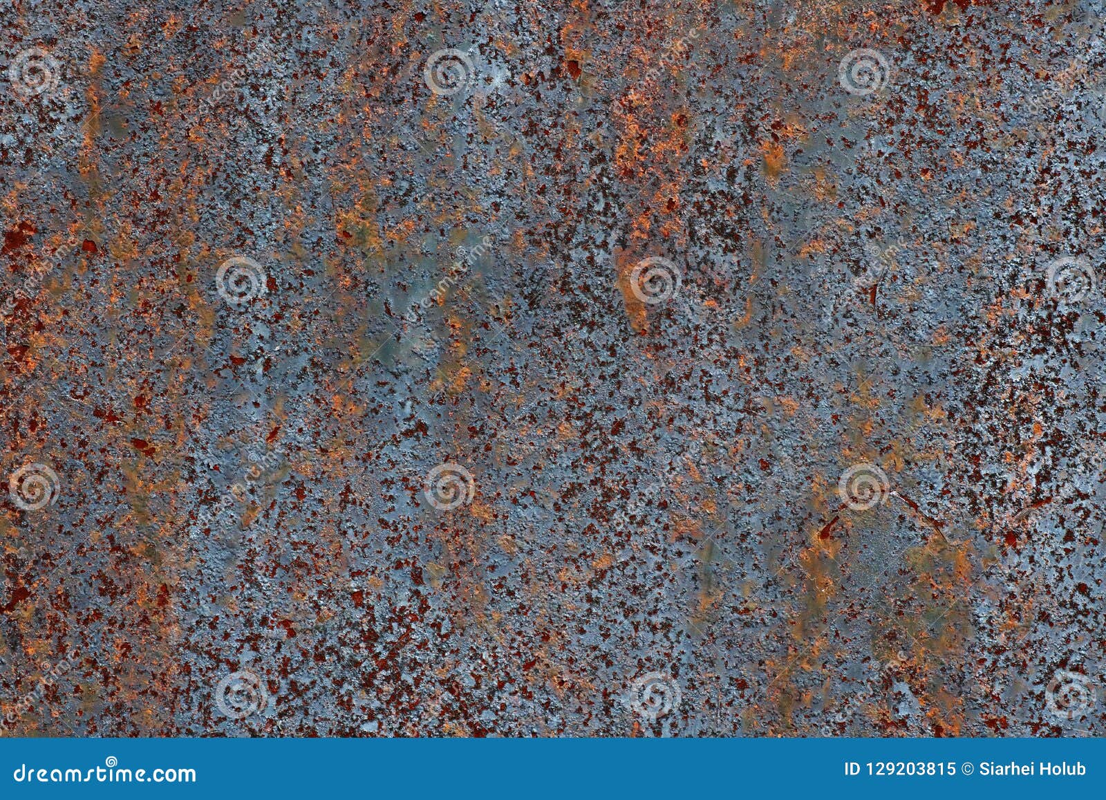 Texture of Rusty Iron, Cracked Paint on an Old Metallic Surface, Sheet ...