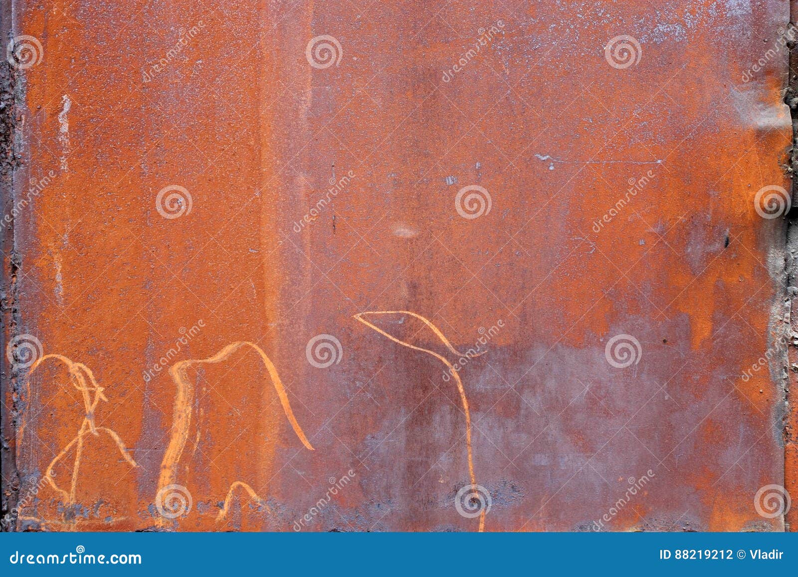 Texture of Rusty Iron Sheet Stock Photo - Image of scratches, coating ...