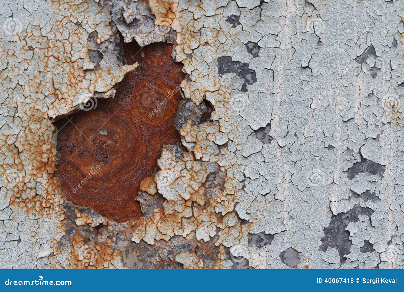 Texture of Rusty Iron Surface with Cracked Paint Stock Photo - Image of ...