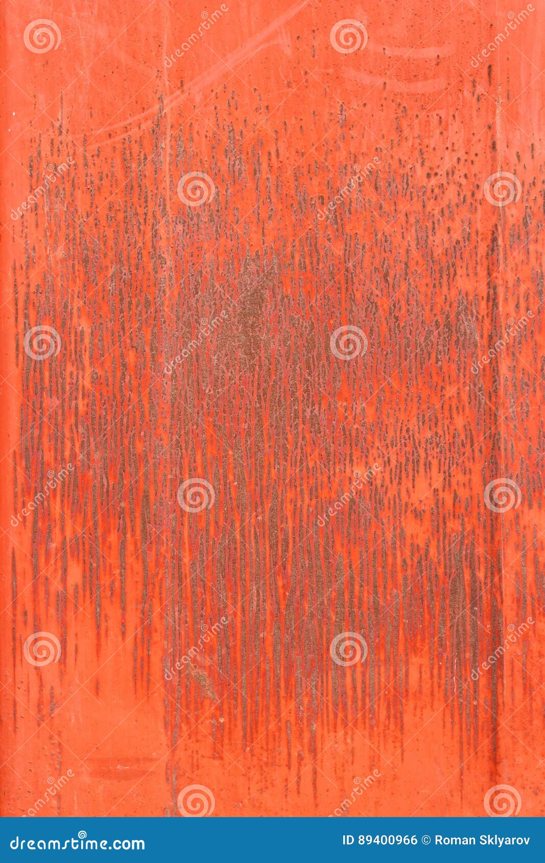 Texture of Rusty Metal Painted in Red Paint Stock Photo - Image of ...