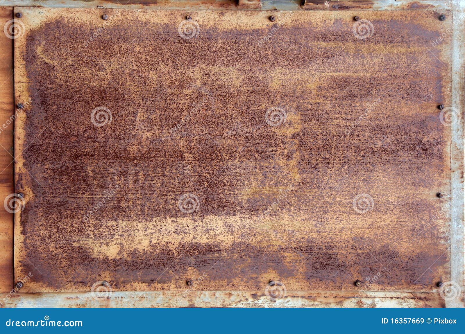 Texture - Rusty Metal Panel Stock Image - Image of included, metal ...