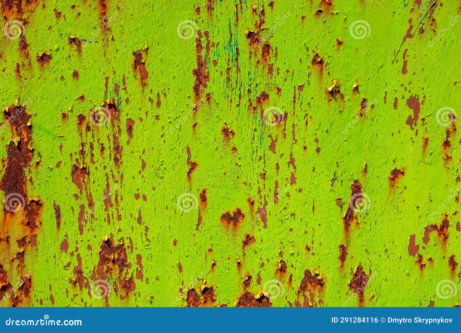 Texture of Rusty Metal with Peeling Enamel. Rough Surface of Painted ...