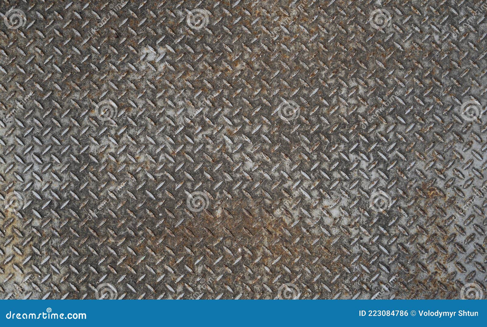 Texture of Rusty Metal Plate of the Floor. Stock Photo - Image of ...