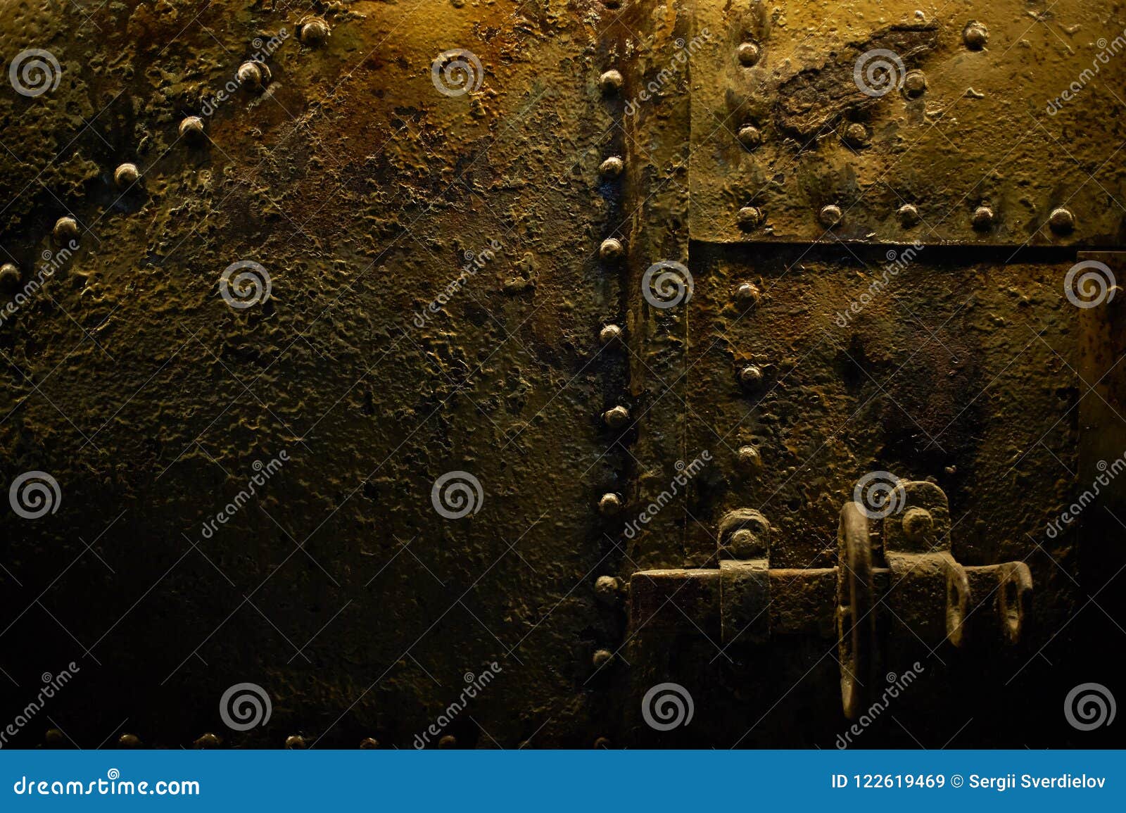 Texture of Rusty Metal with Rivets Stock Image - Image of bolt, dirty ...