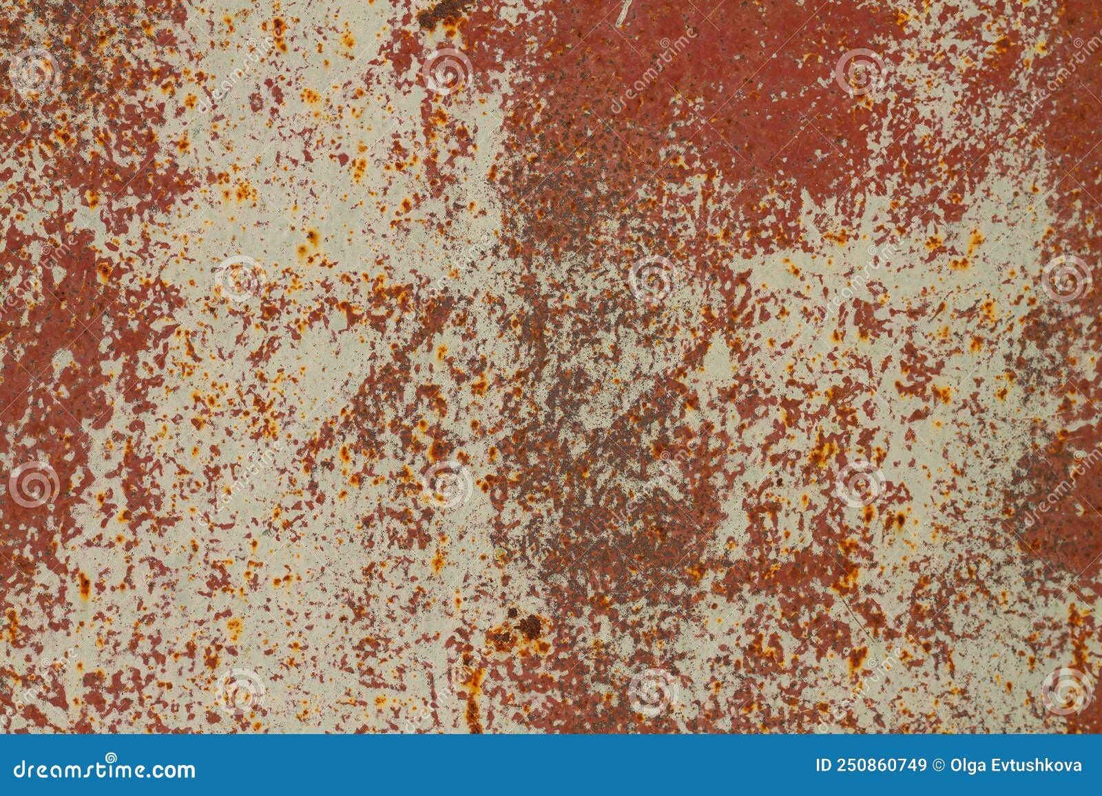 The Texture is a Rusty Metallic Orange Painted Surface with Paint ...