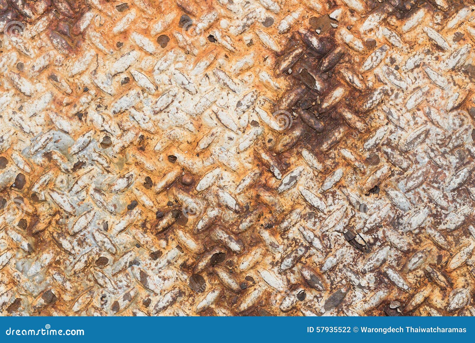 Texture of Rusty Old Diamond Plate Metal Stock Photo - Image of plate ...