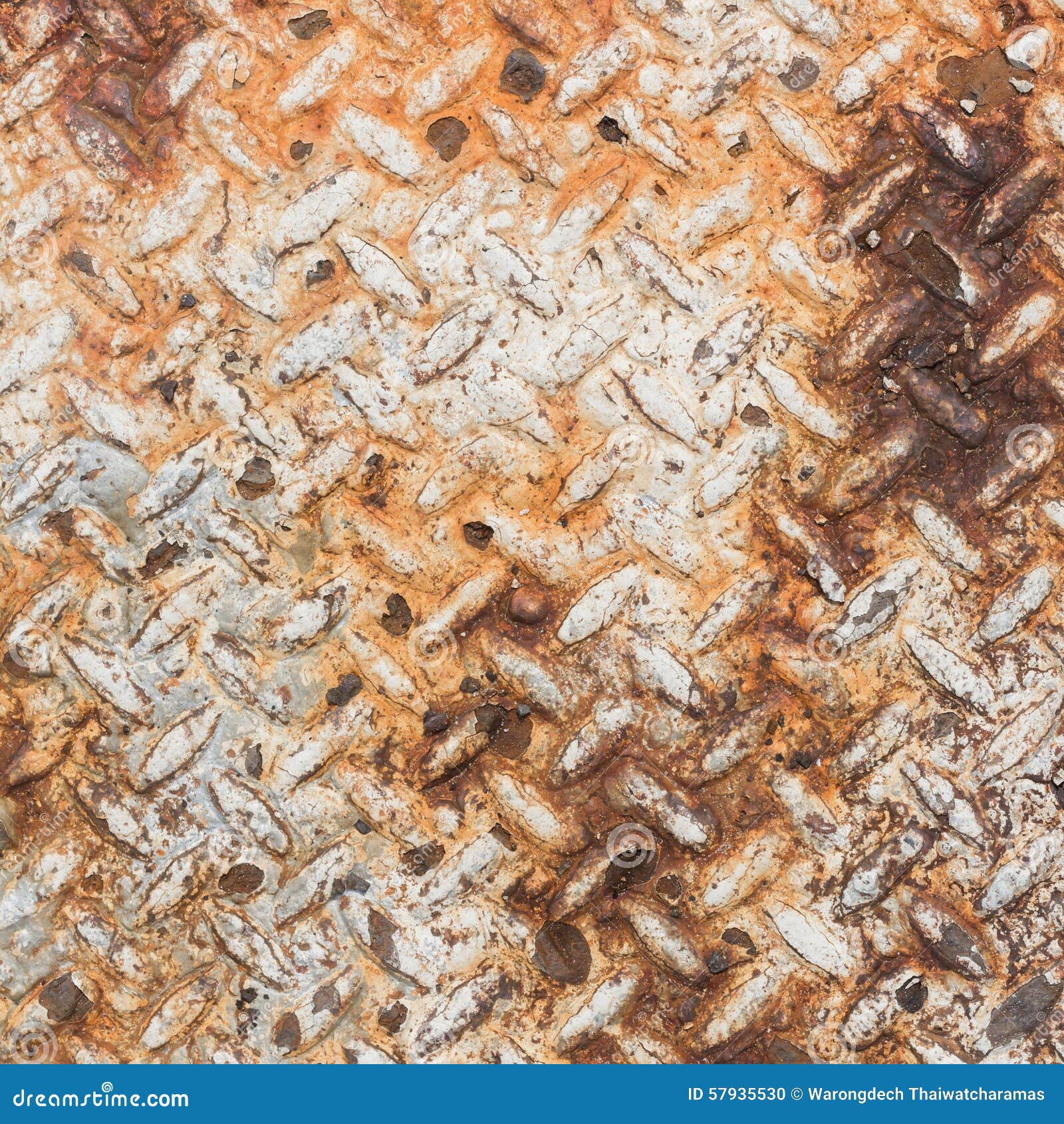 Texture of Rusty Old Diamond Plate Metal Stock Photo - Image of dirty ...