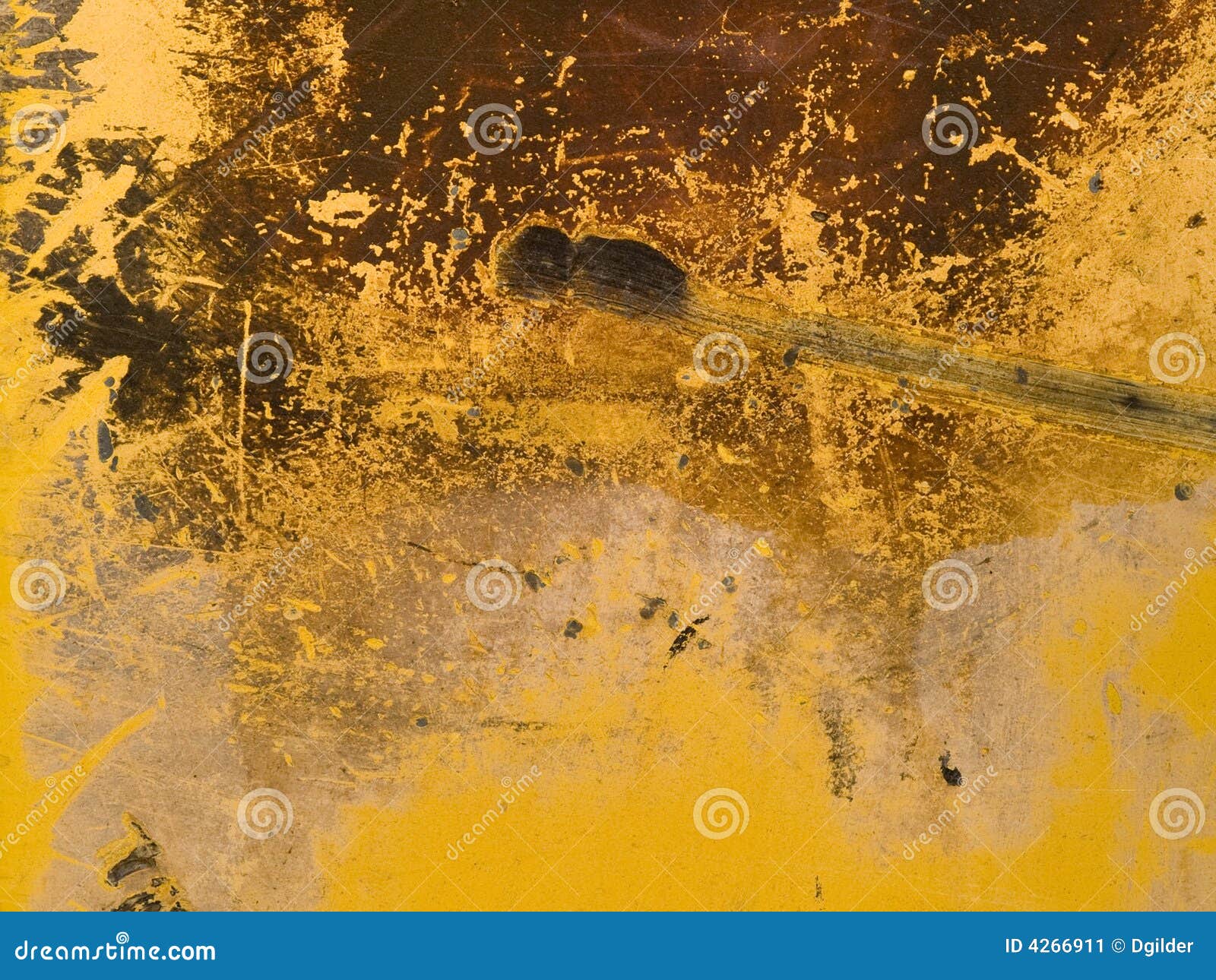 Texture - Rusty Painted Metal Stock Image - Image of metal, yellow: 4266911