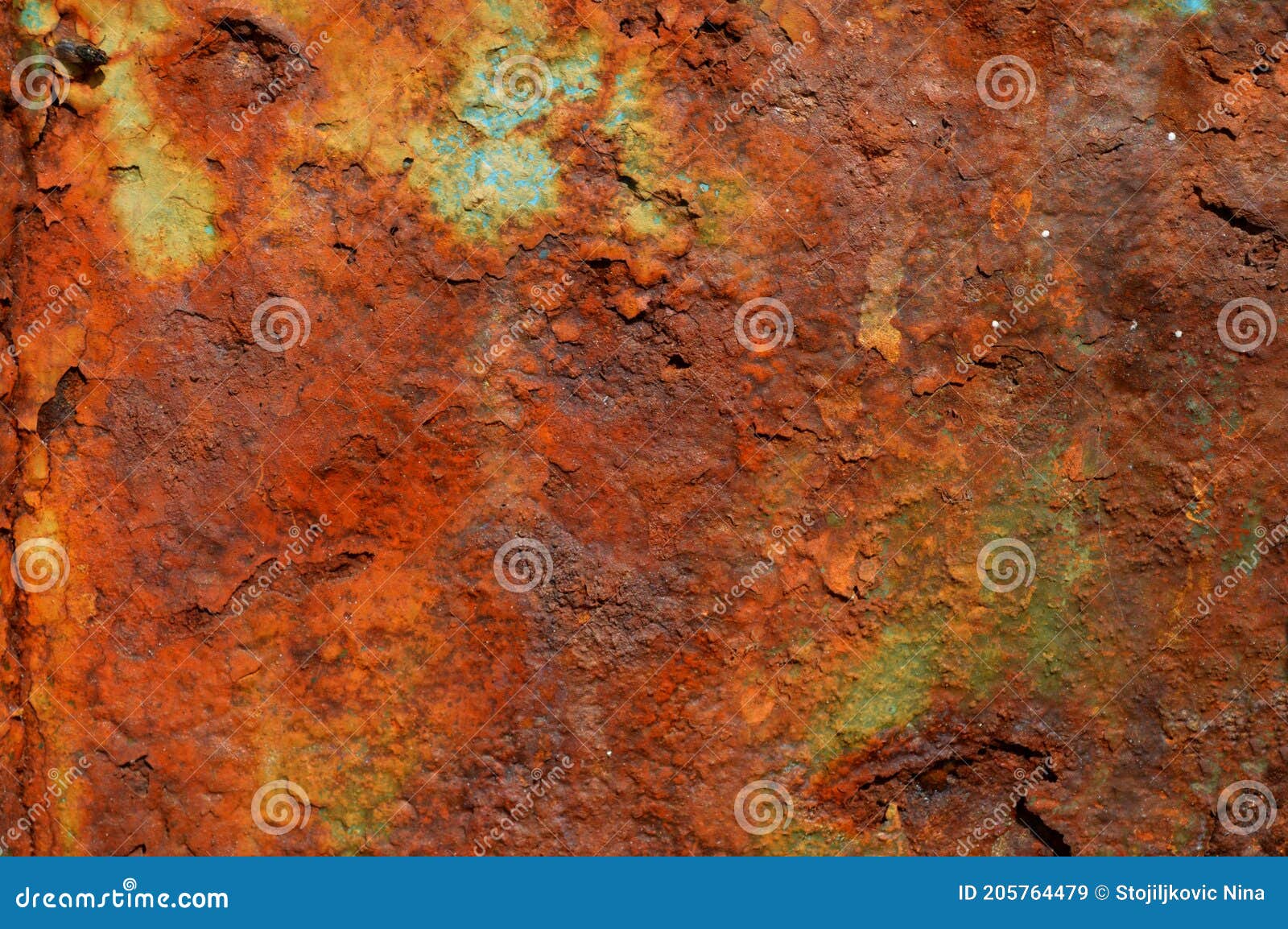 The Texture of the Rusty Sheet Metal Surface Stock Image - Image of ...
