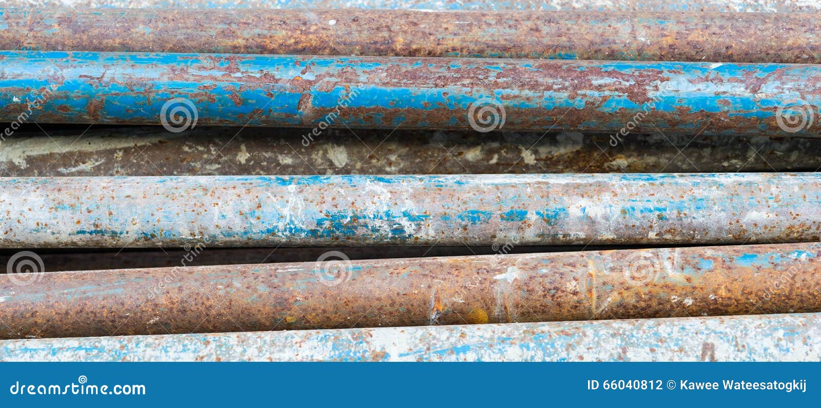 Texture of Rusty and Stained Iron Pipes Stock Photo - Image of stack ...