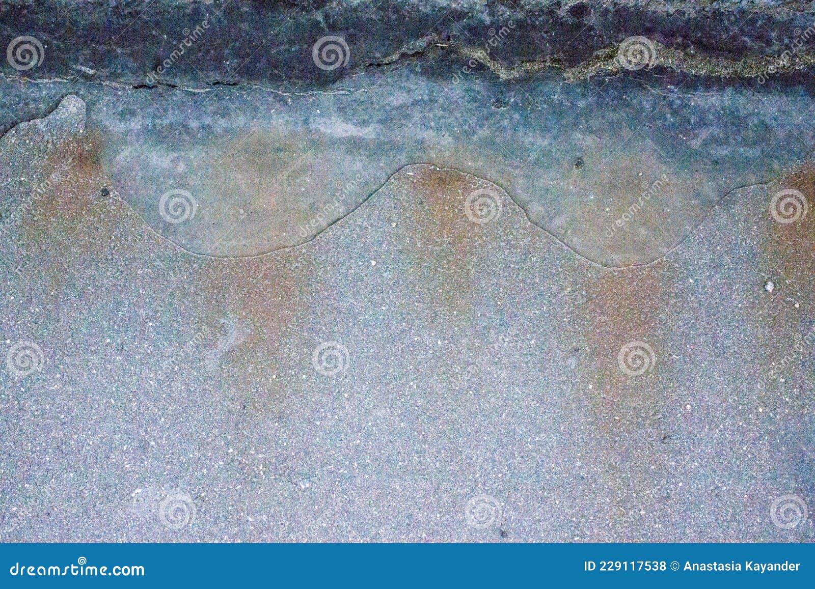 Texture Rusty Streaks on the Asphalt Stock Photo - Image of ...