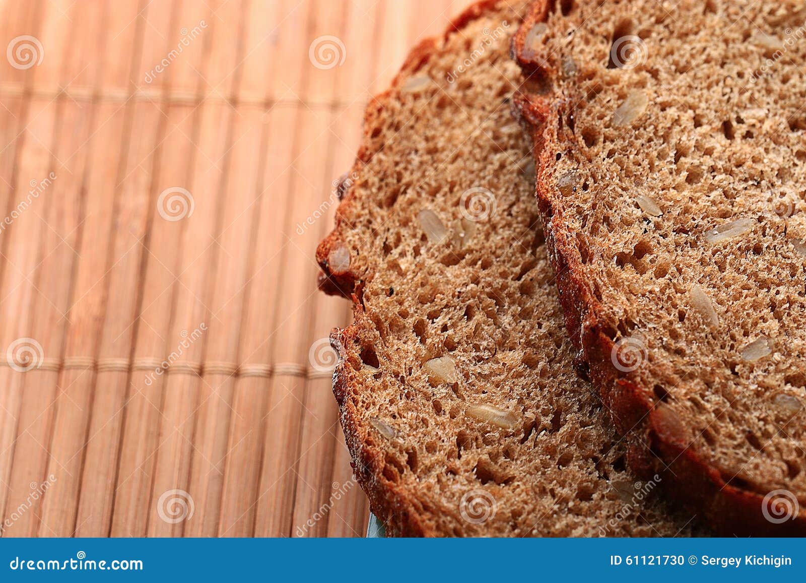 Texture rye bread stock photo. Image of diet, engineering - 61121730
