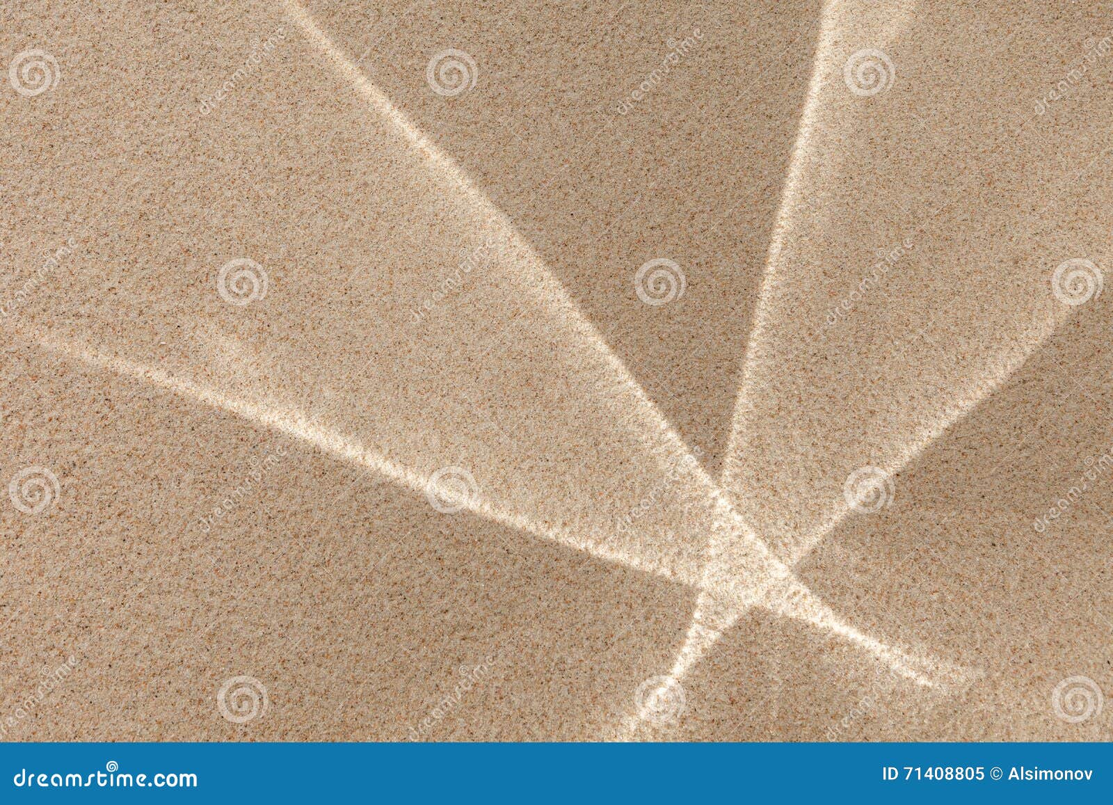 The Texture of the Sand with Rays of Light. Stock Image - Image of ...