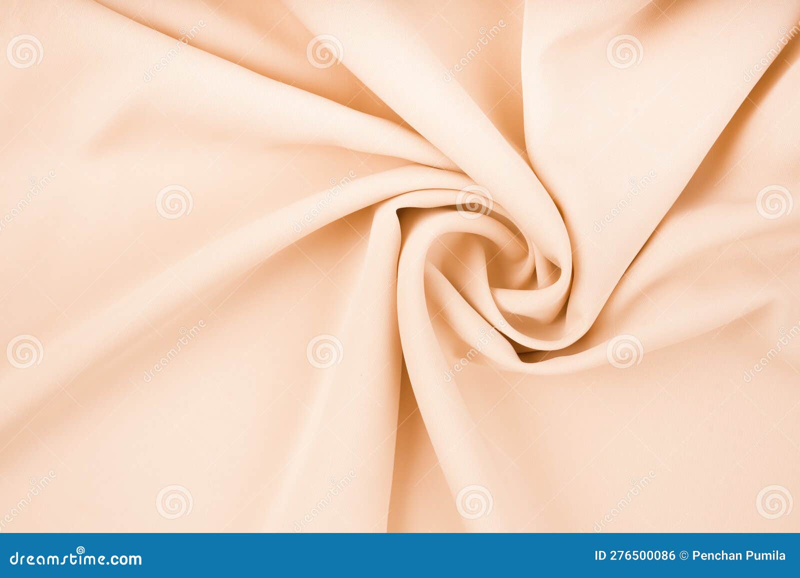 The Texture of the Satin Fabric of Beige Color for the Background Stock ...