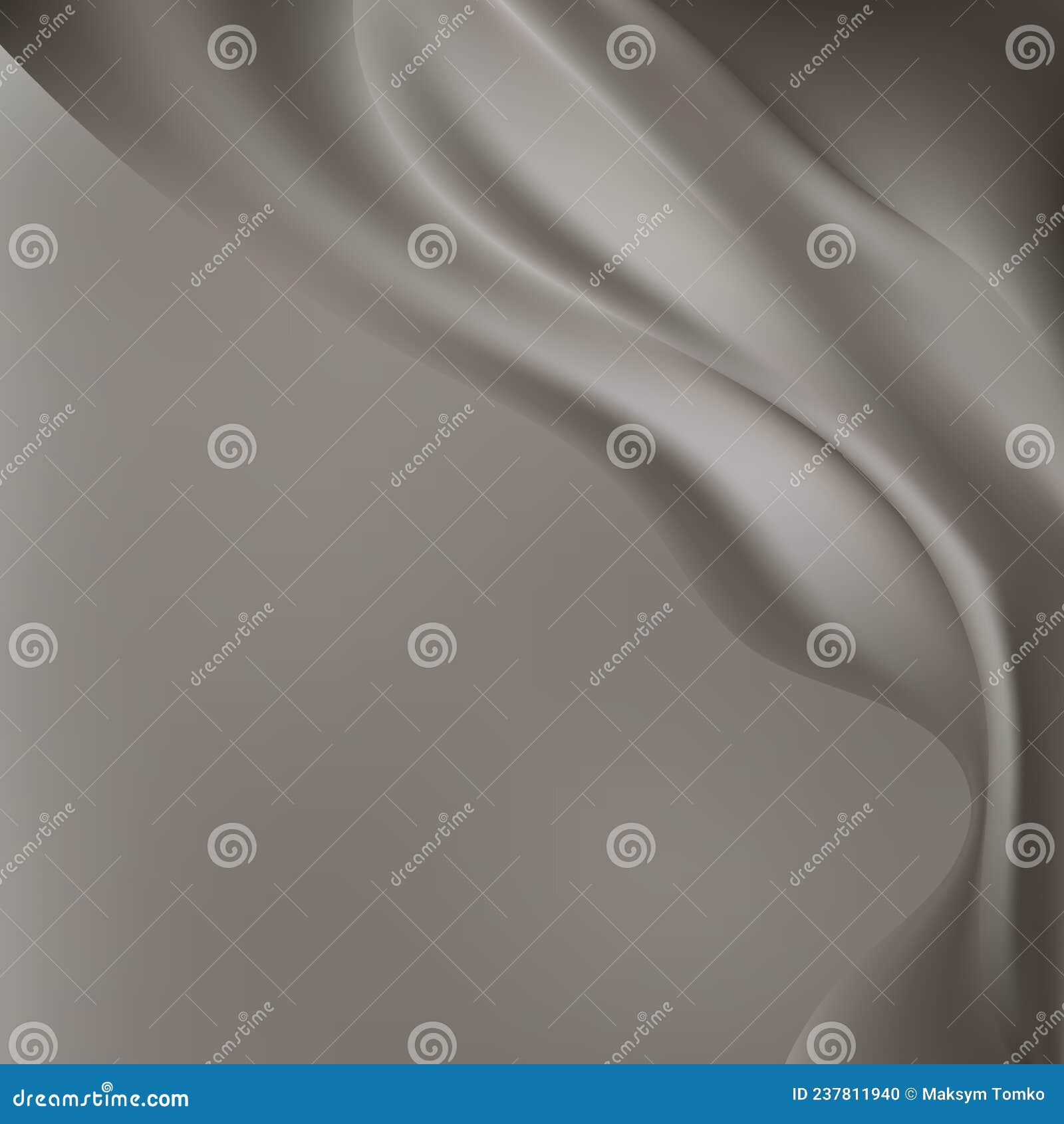 Texture of the Satin Fabric with Folds. Vector Illustration. Eps 10 ...
