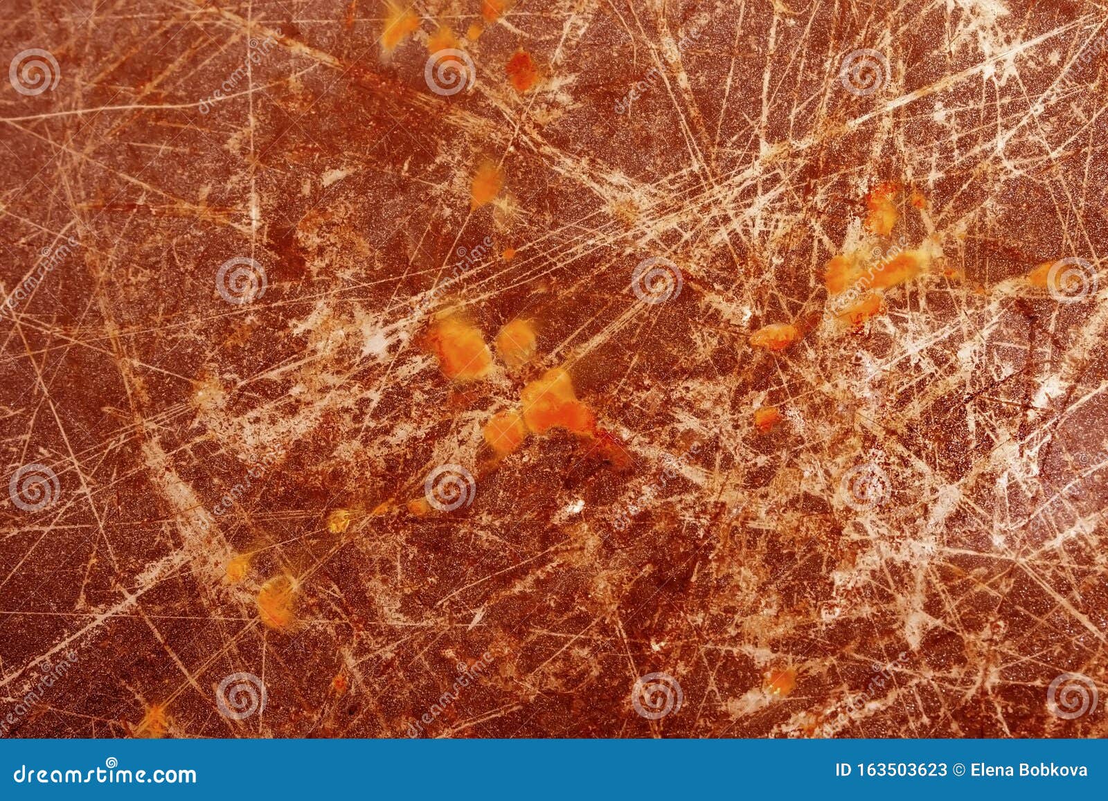 Texture of Scratched Surface with Rust Red Color Stock Image - Image of ...