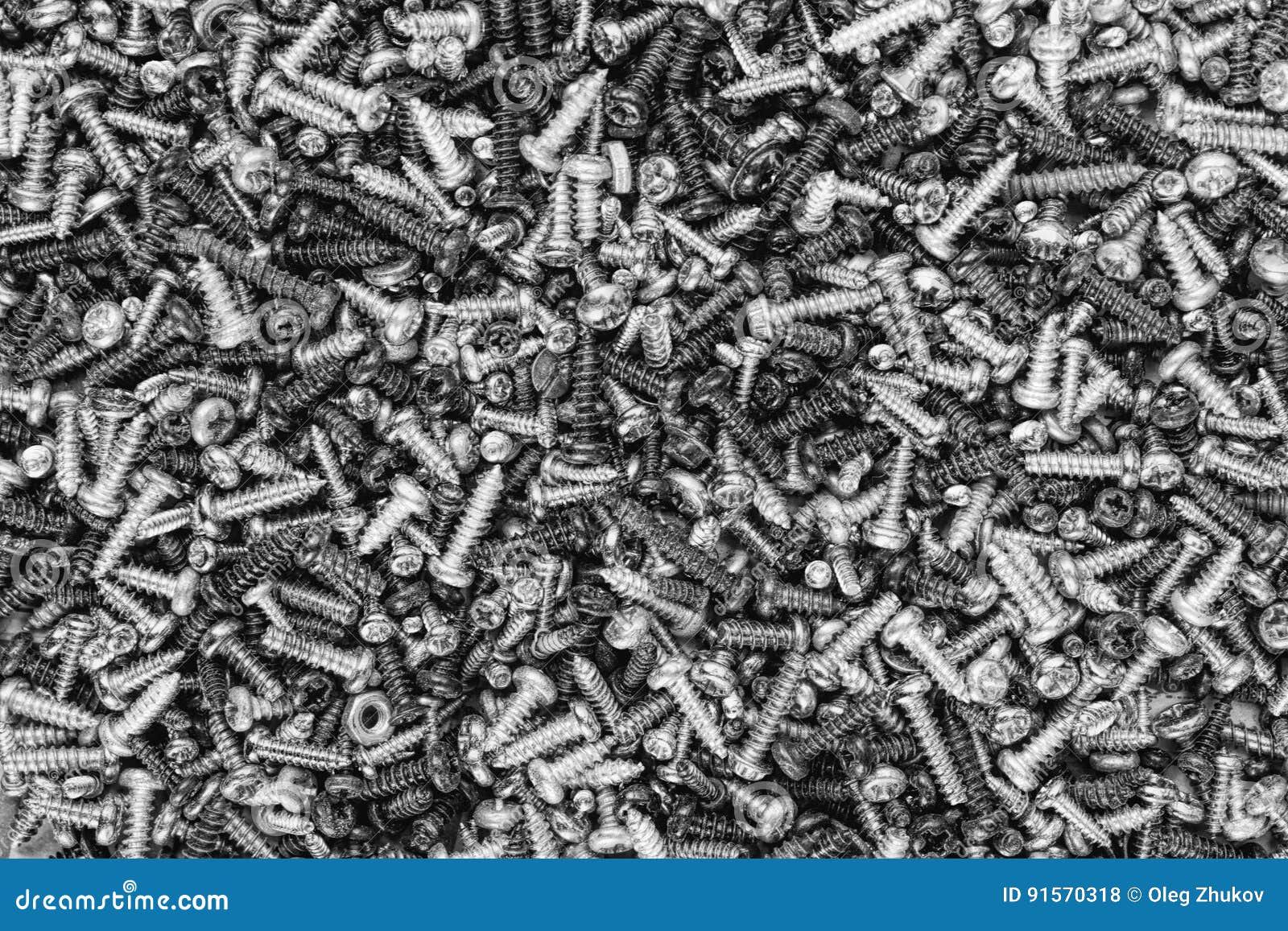 Texture of the screws stock photo. Image of metallic - 91570318