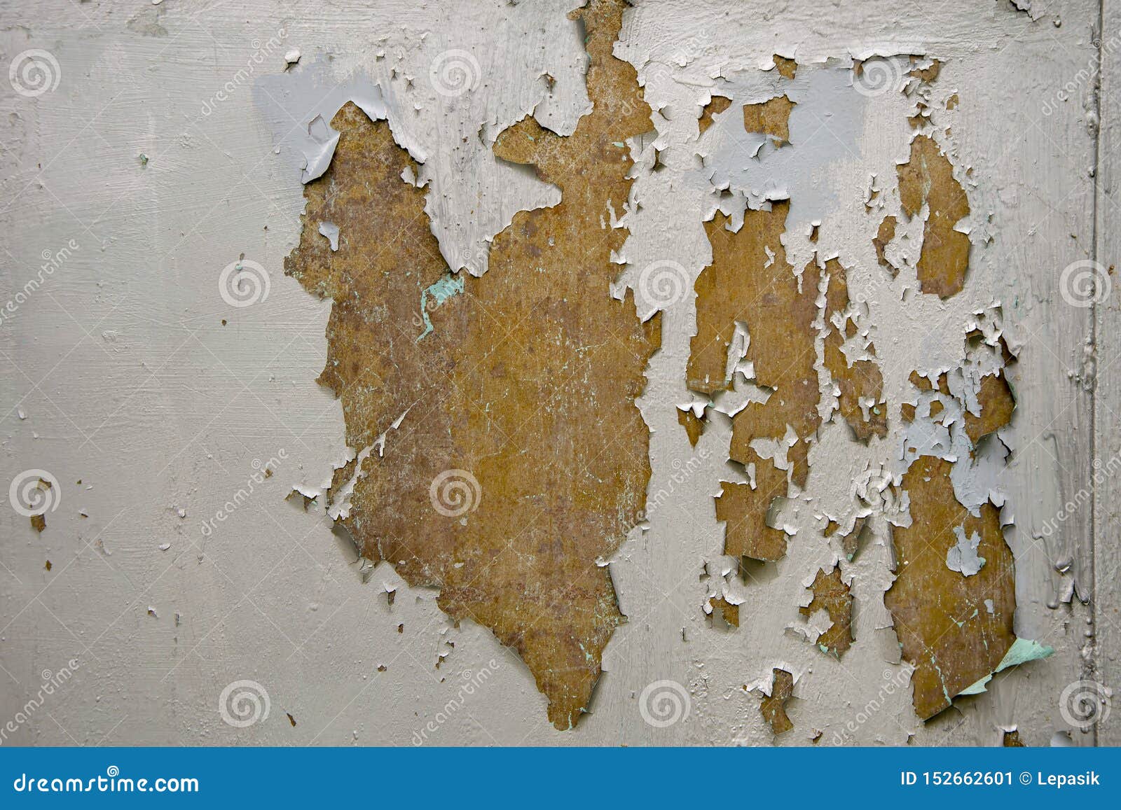 The Texture of Scuffed Paint on the Door Stock Image - Image of ...