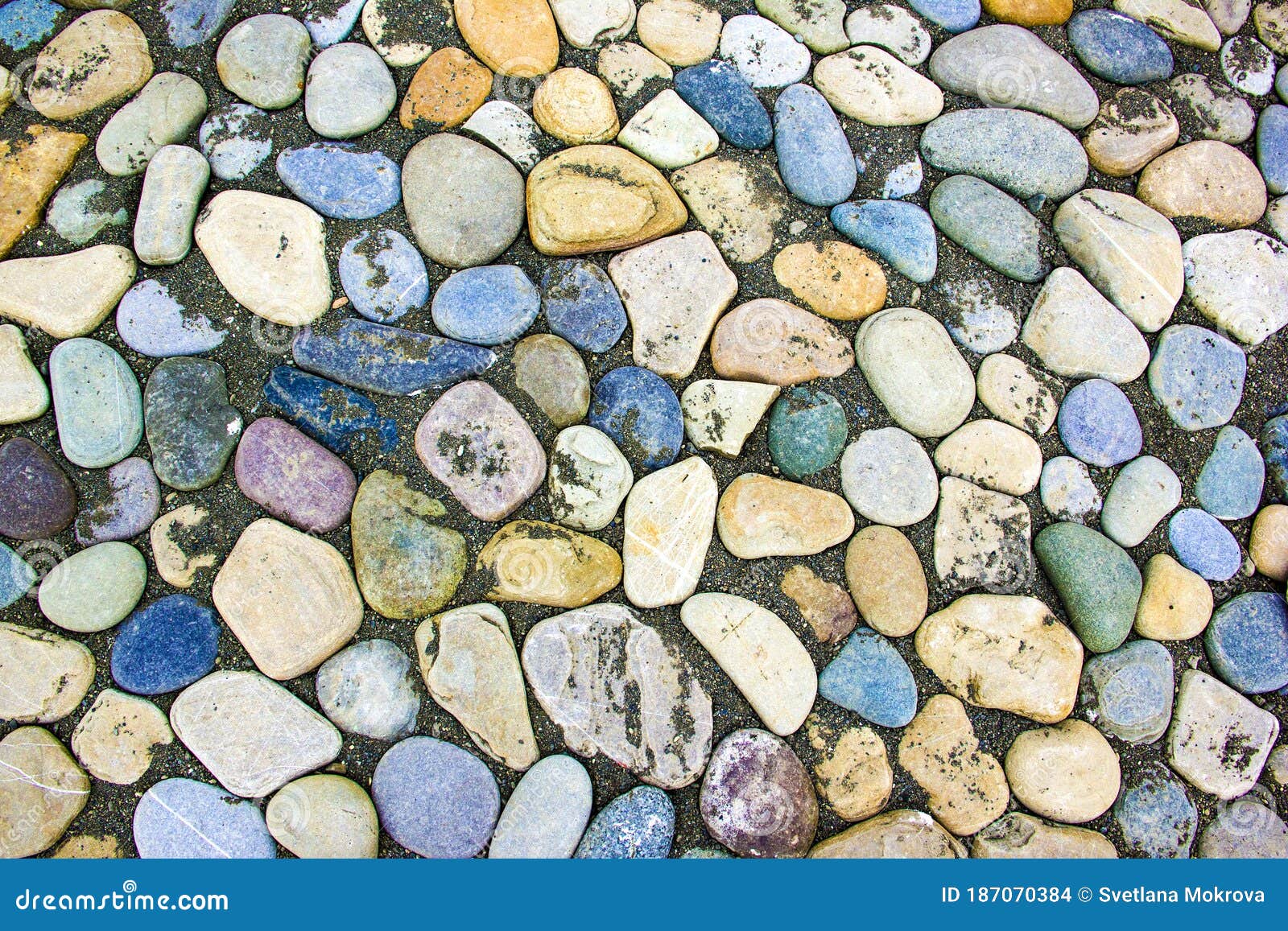 The Texture of Sea Stones of Different Colors Stock Photo - Image of ...