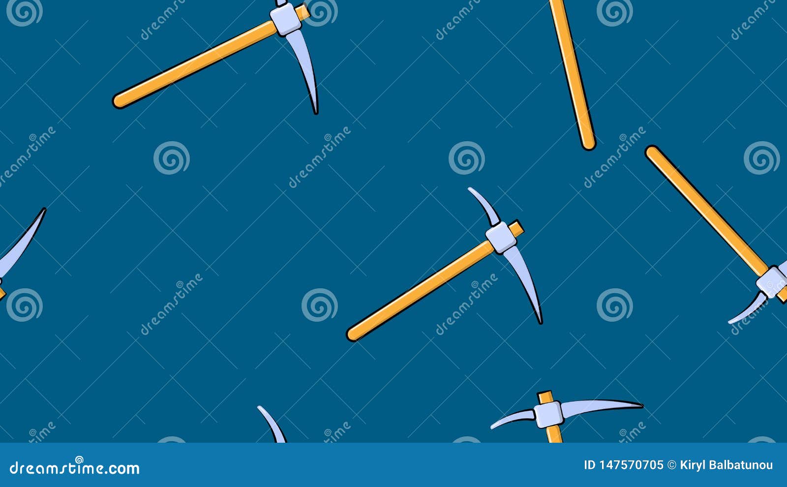 Texture, Seamless Abstract Pattern from Construction Miner Pickaxe with ...