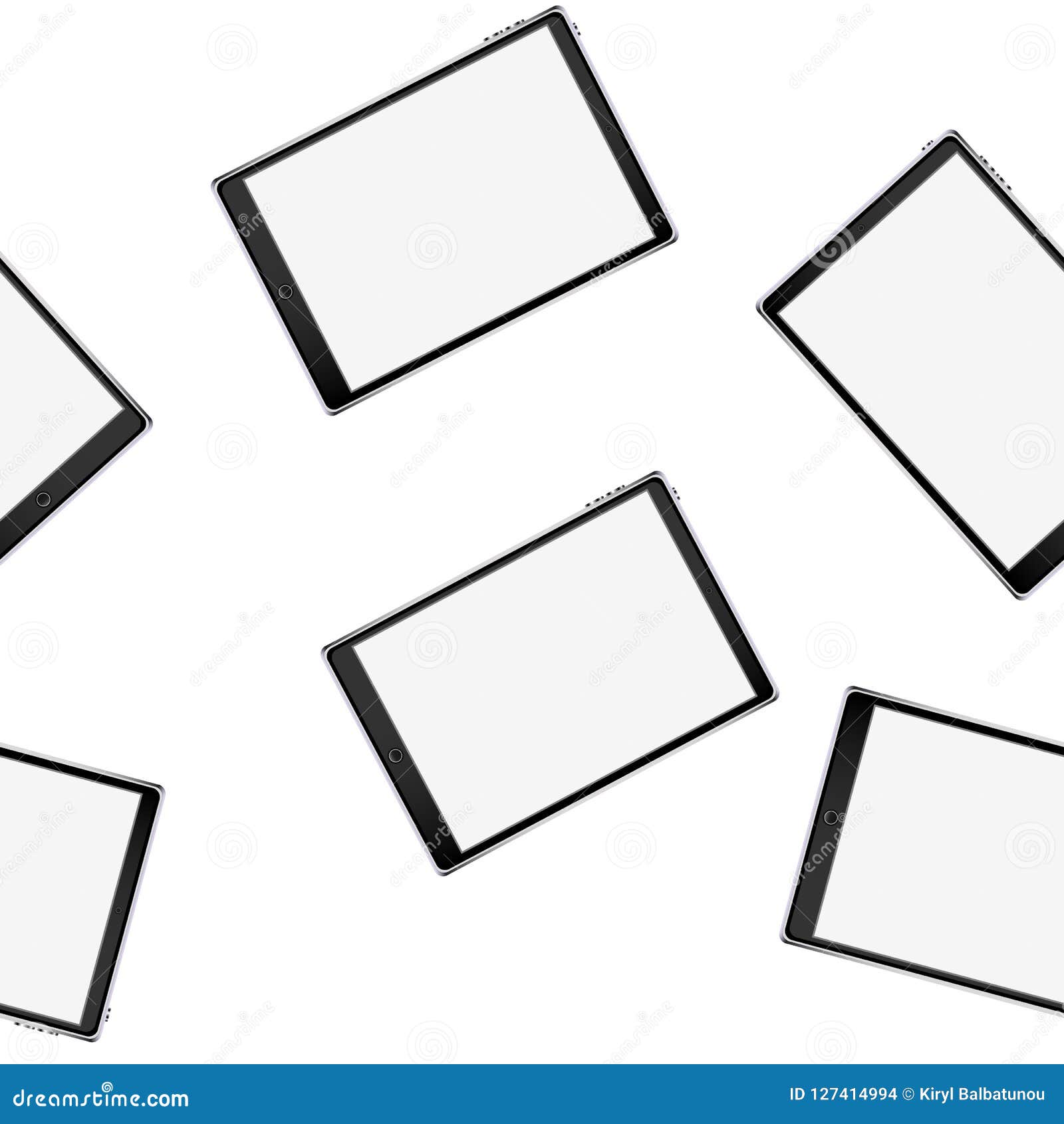 Texture, Seamless Pattern of Smart Modern Smart Touchscreen Tablet ...