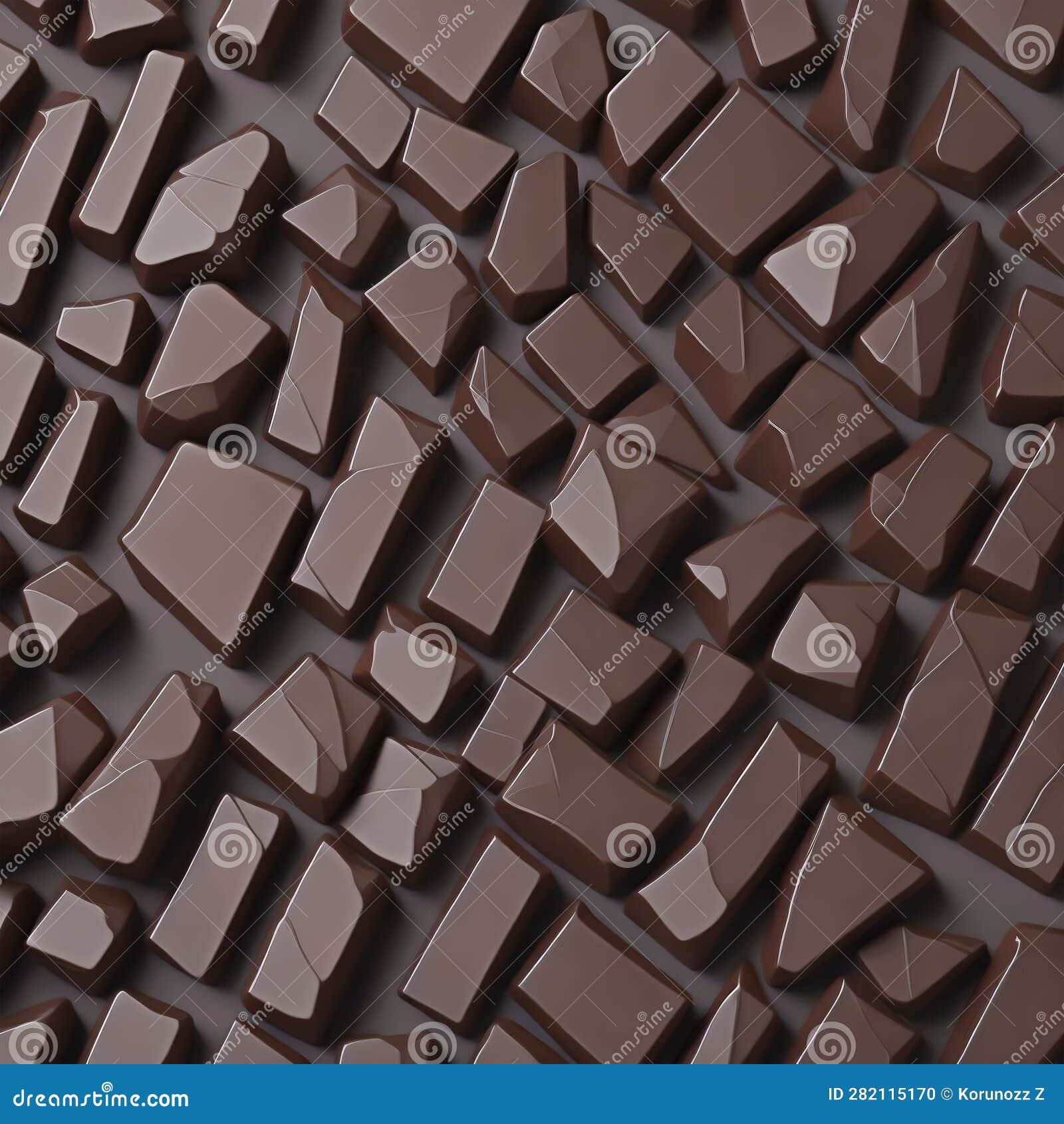 The Beautiful Texture From Chocolates Line Up Together. Stock Image ...