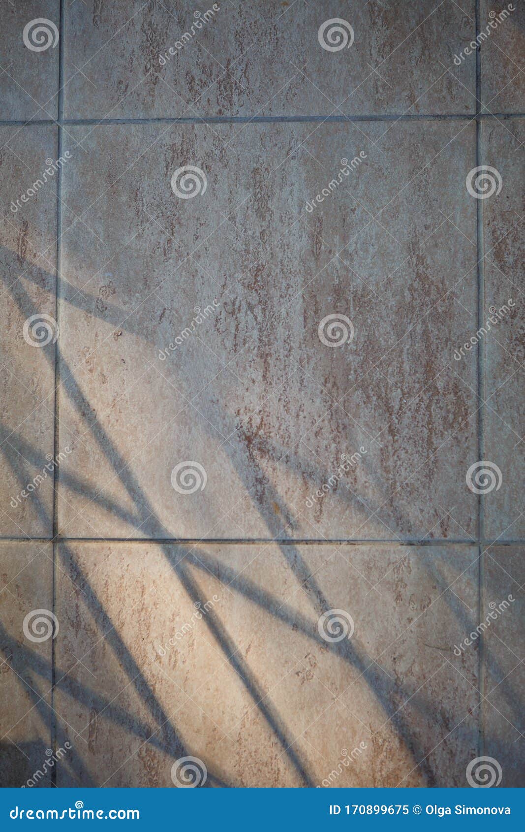 A Shadow Grid On The Concrete Floor, Background Texture Royalty-Free ...