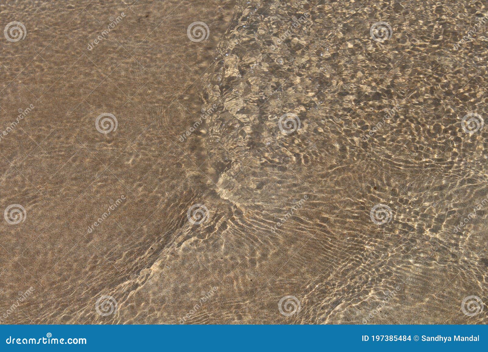 Texture on the Shallow Beach Stock Photo - Image of sands, sunlight ...