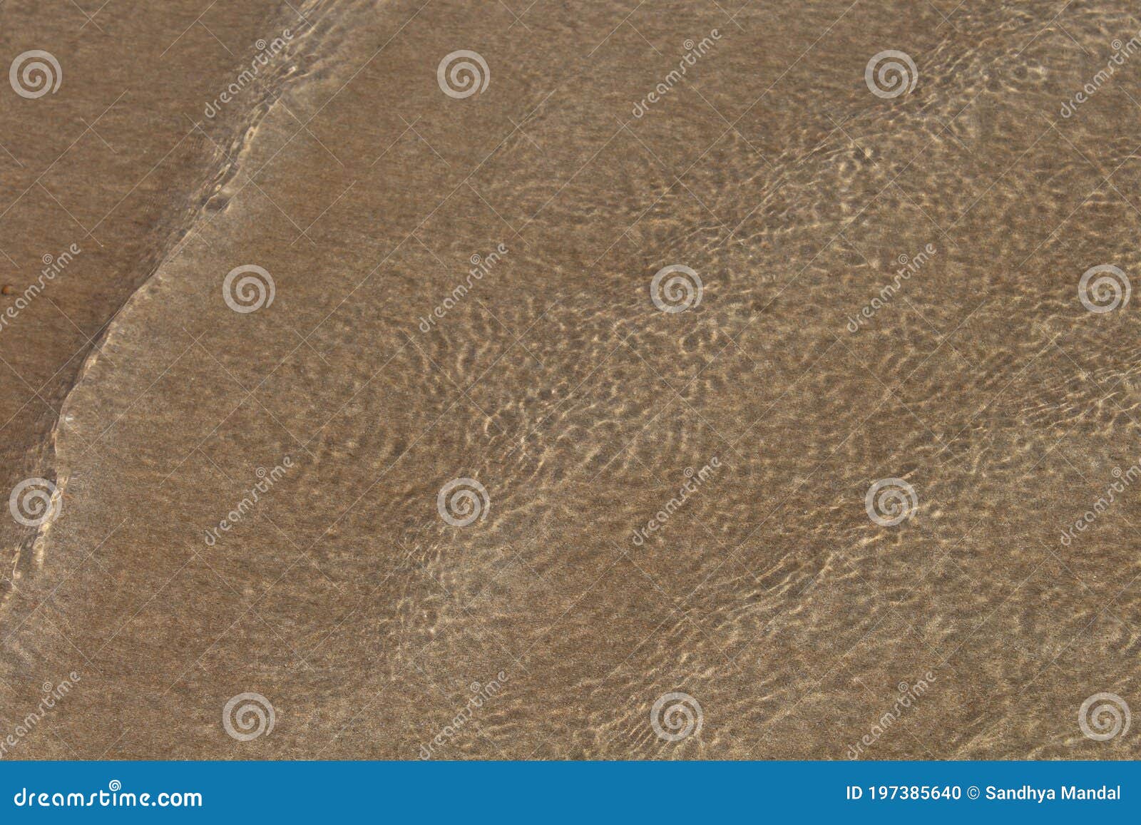 Texture on the Shallow Beach Stock Photo - Image of sunlight, texture ...