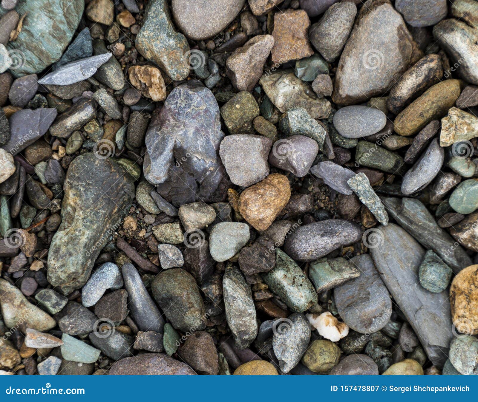 The Texture of a Shallow River Stone Stock Image - Image of black ...