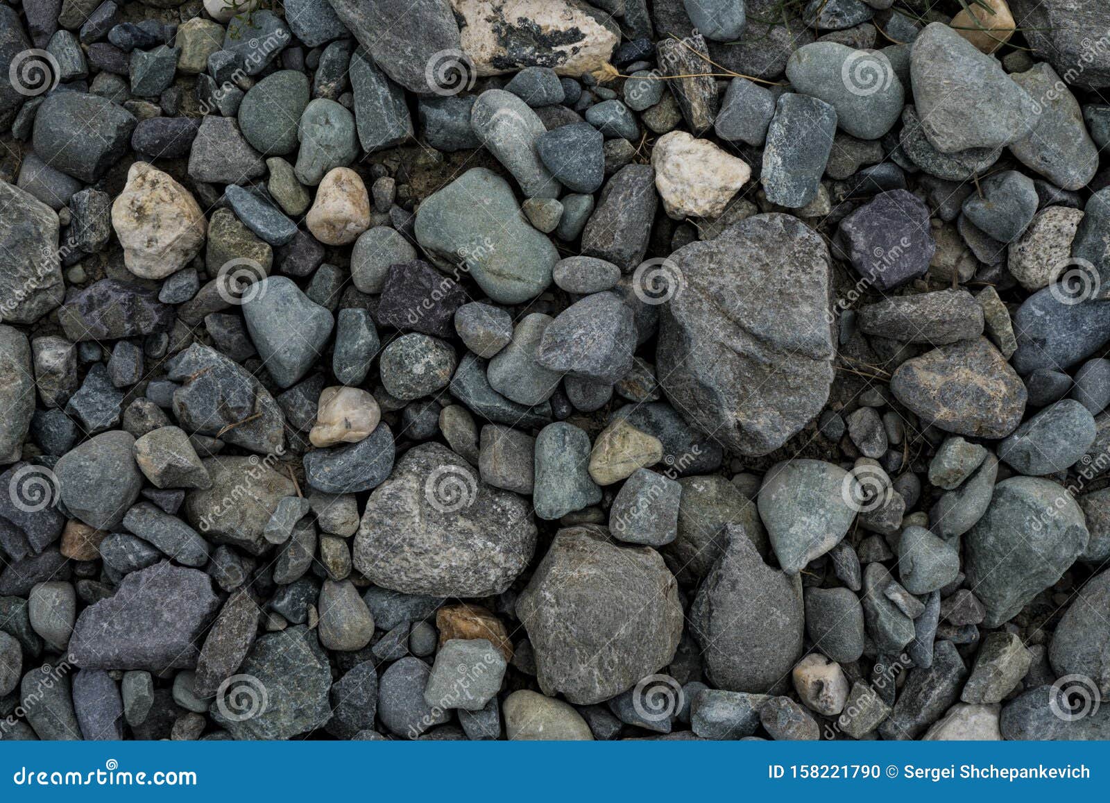 The Texture of a Shallow River Stone Stock Photo - Image of grey ...