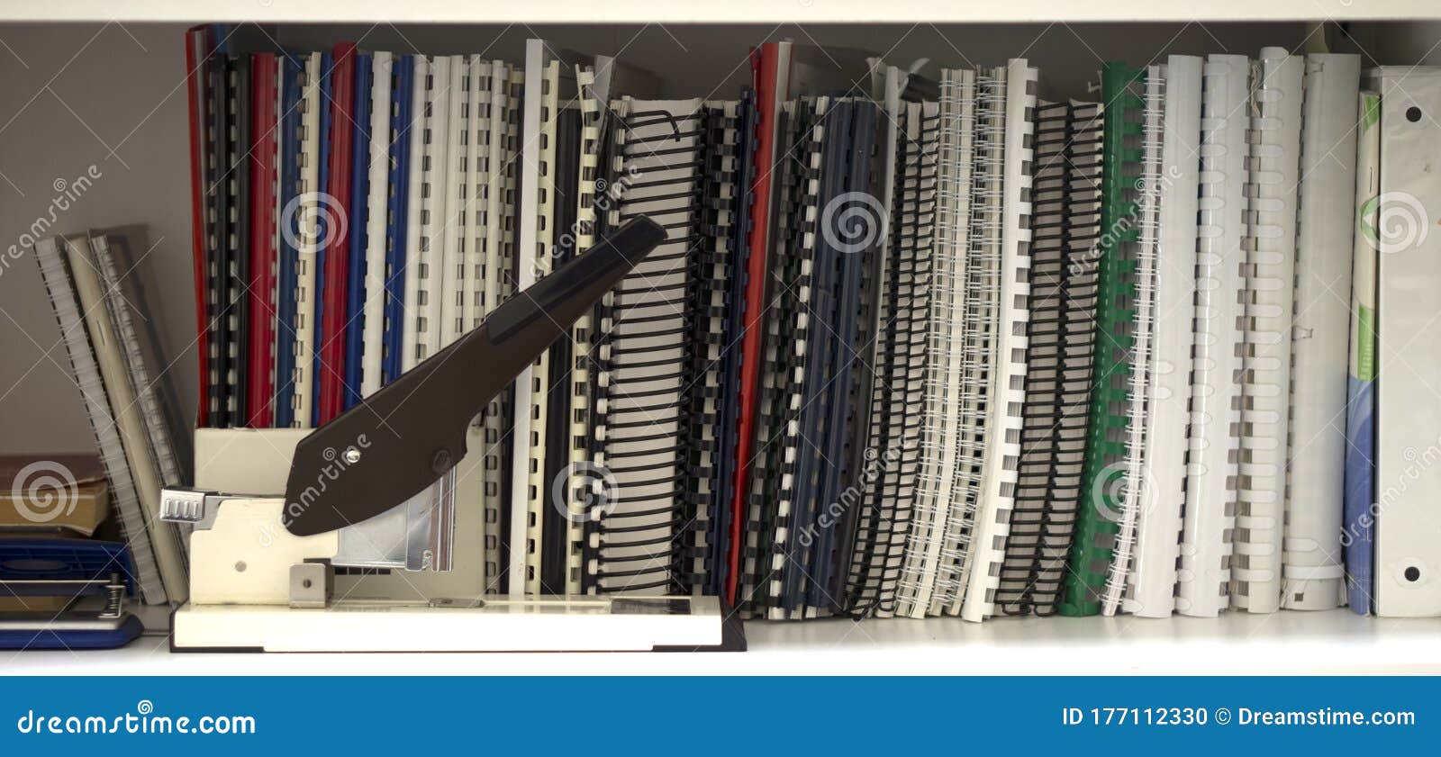 Texture of Shelves with Books in the Office Stock Photo - Image of ...