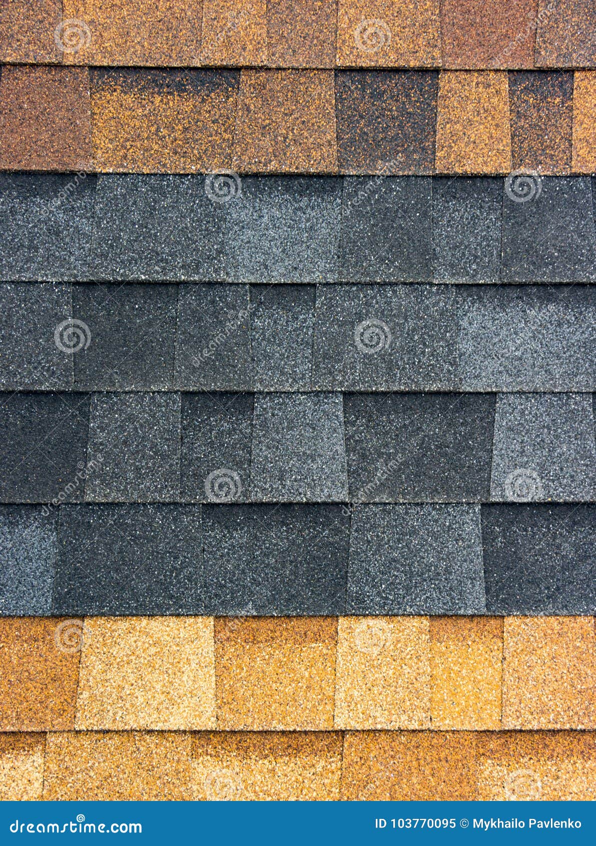 The Texture Of The Shingles Is Close-up. Roofing Material Royalty-Free ...