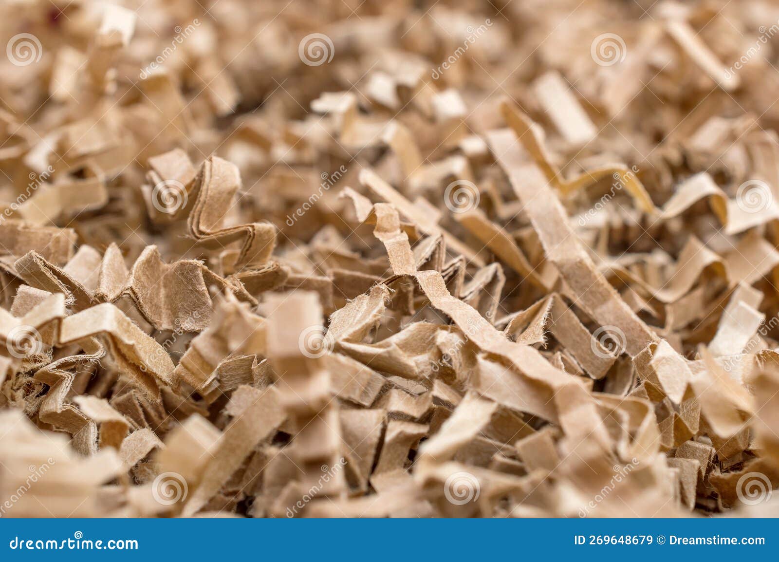 Texture of Shredded Paper for Gifting and Shipping. Close Up Stock ...