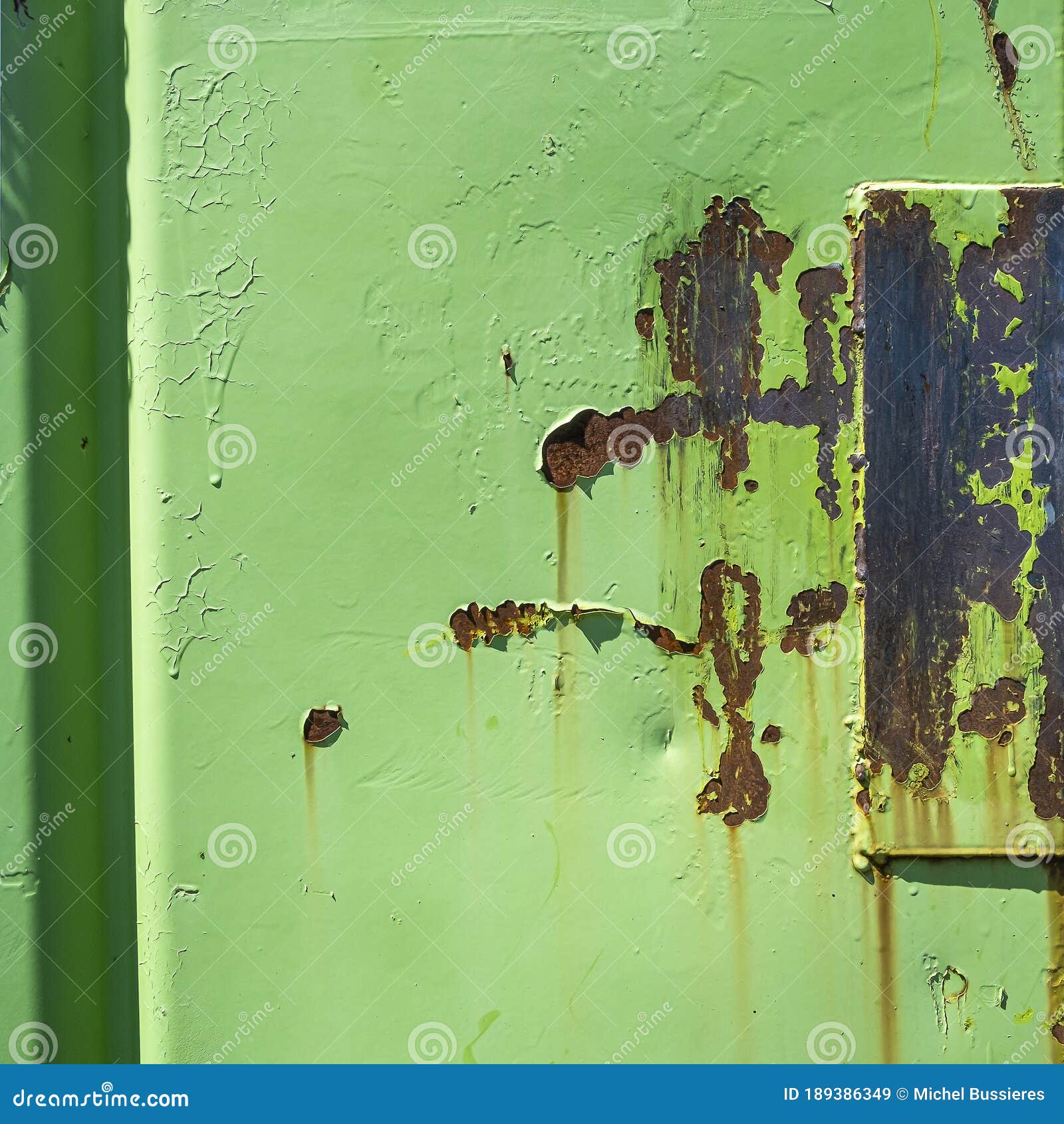 Texture of a Side of a Green Container Stock Image - Image of ecology ...