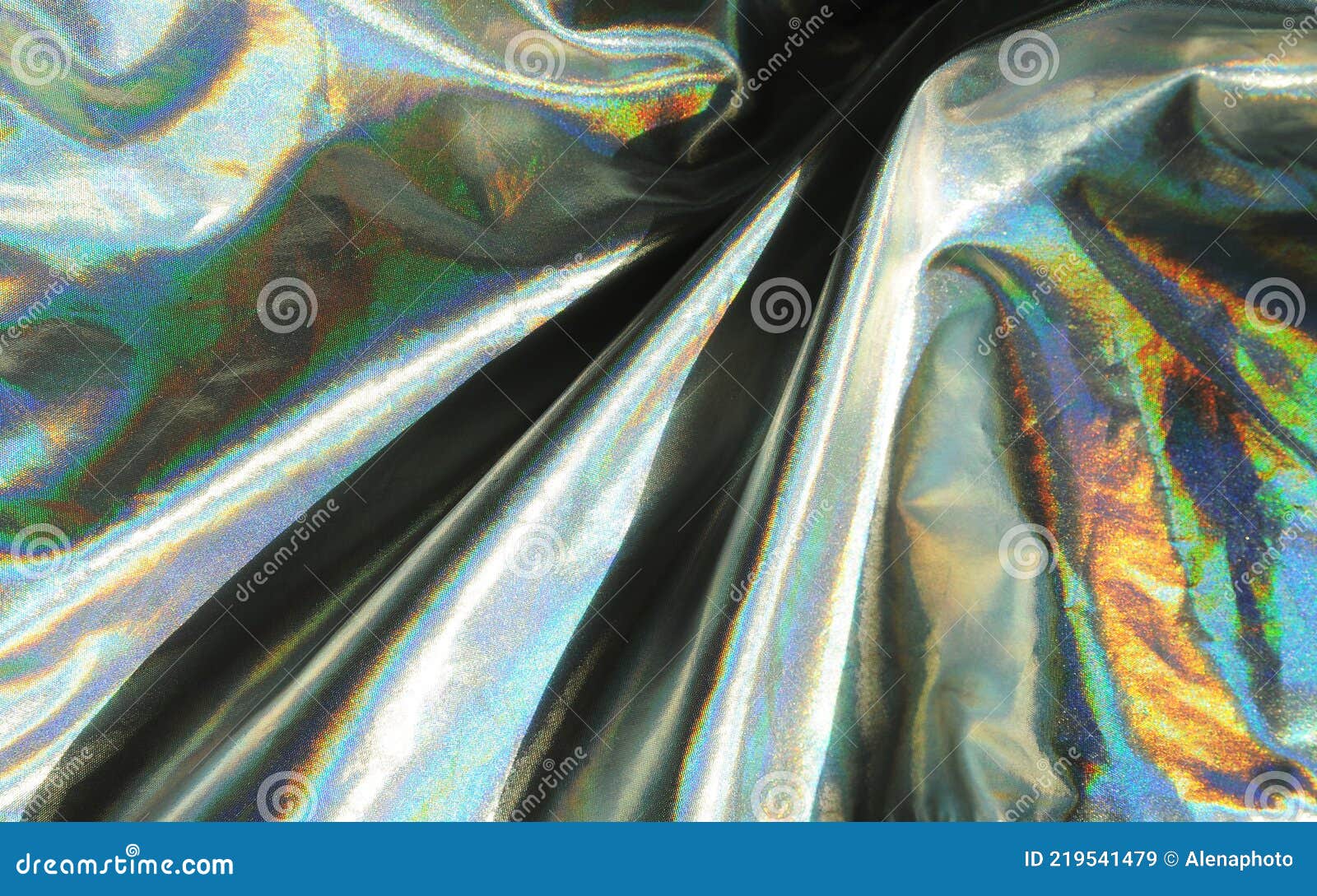 Texture of Silver Holographic Stock Image - Image of cloth, foil: 219541479