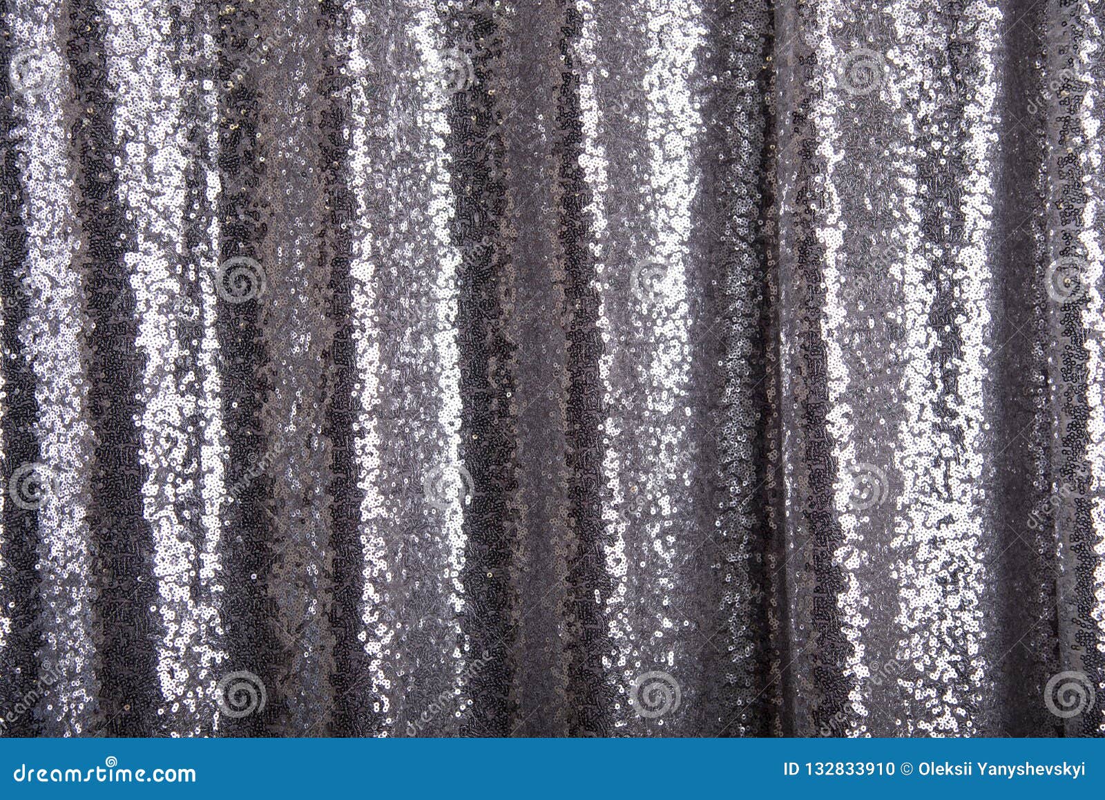 Texture silver sequins stock photo. Image of sequins - 132833910