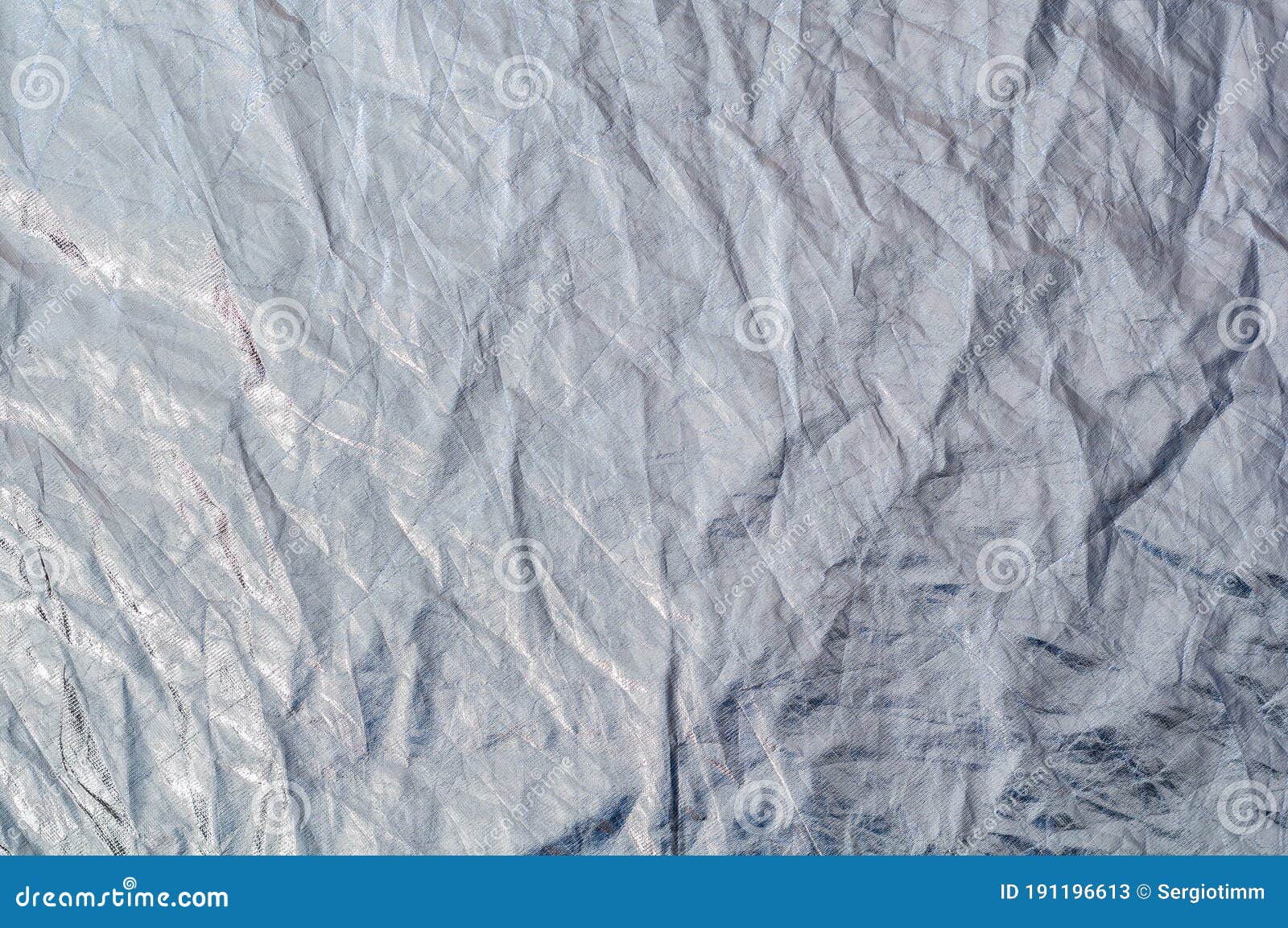 Texture Silver, Fabric Reflector Simple, Crumpled Background. Stock ...