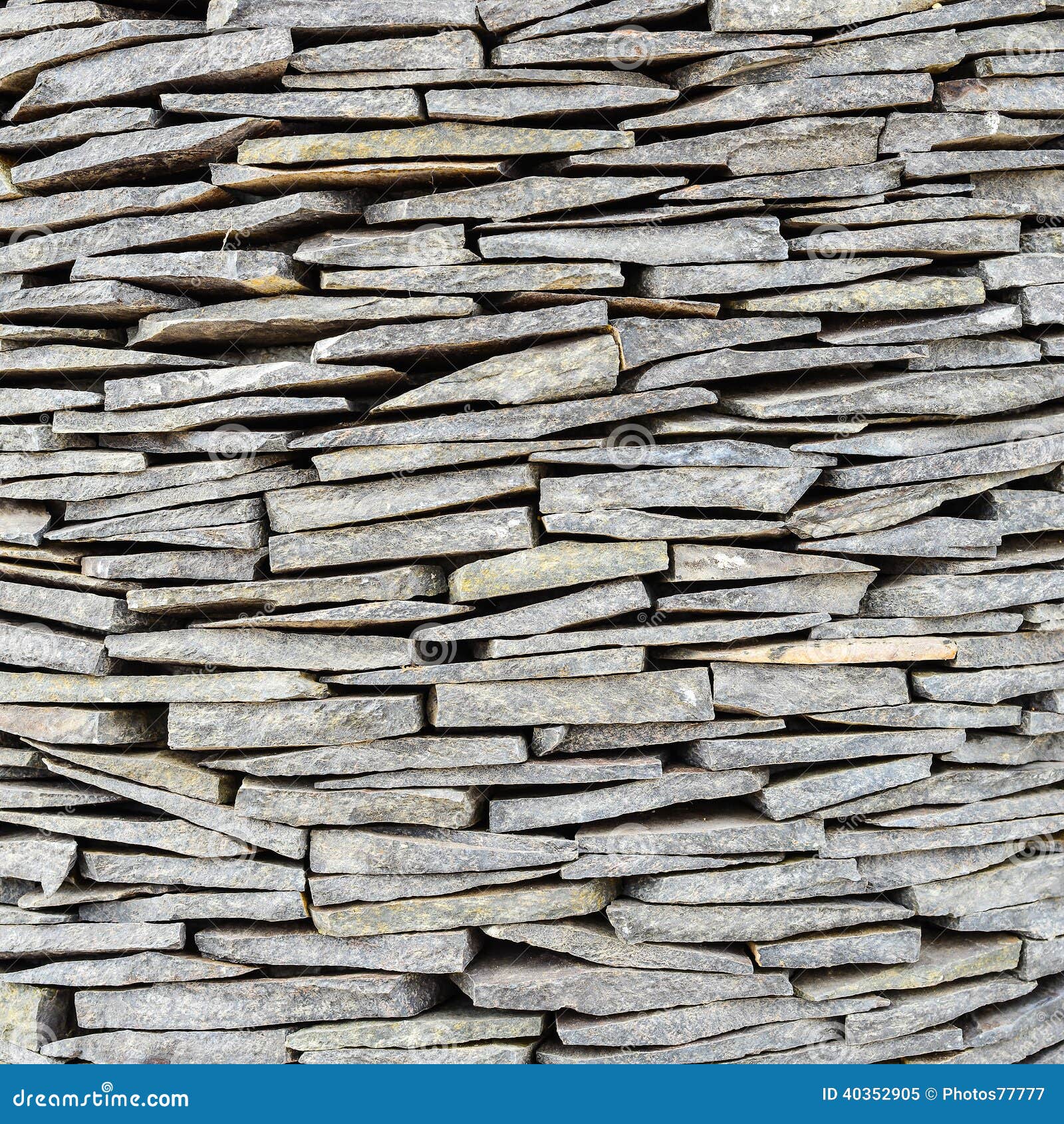 The Texture of Slate Stone Wall Stock Image - Image of rough, decorate ...